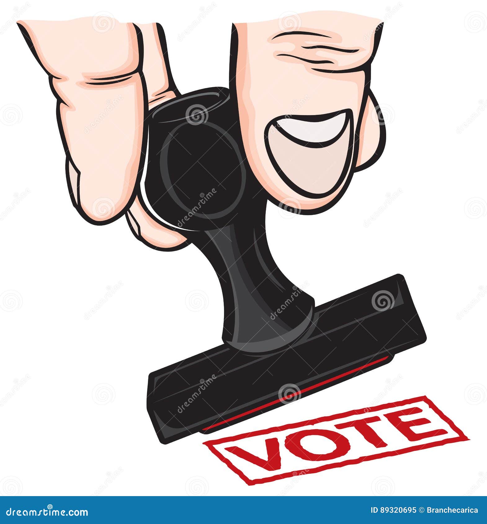 Vote stamp stock vector. Illustration of elect, referendum - 89320695