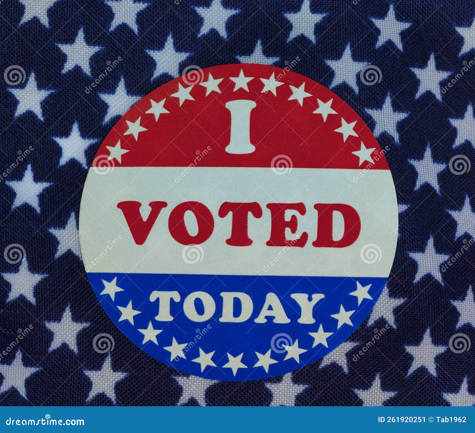 Vote Sticker on Star Background for Elections Stock Image - Image of ...