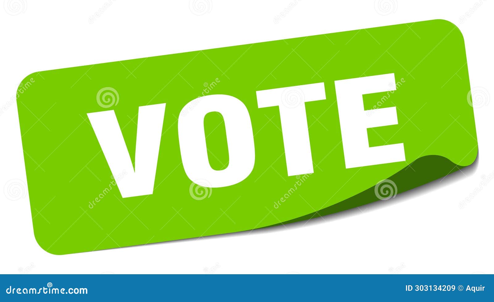 Vote Sticker. Vote Sign On Transparent Background Vector Illustration ...