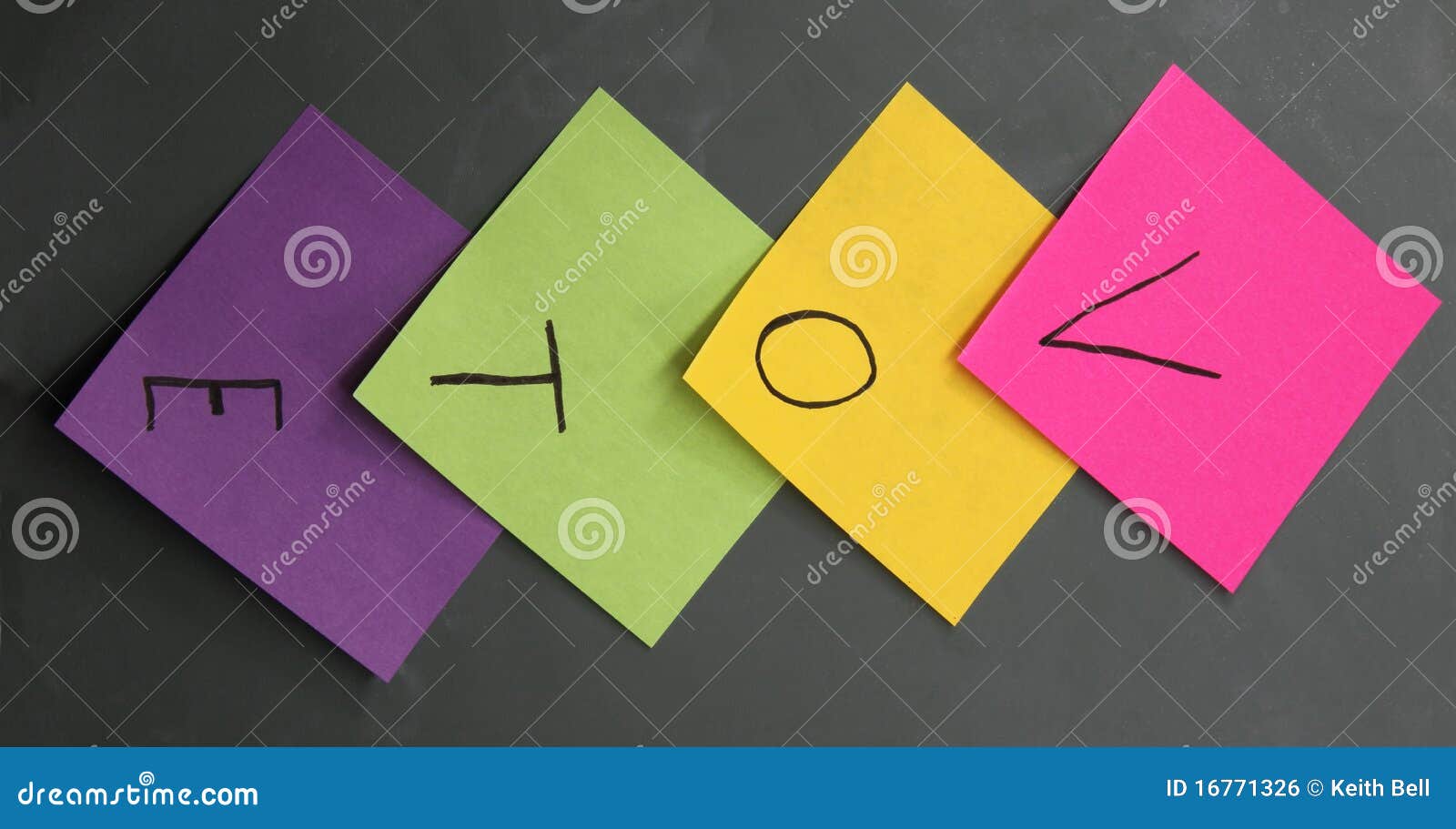 Vote Sticky Notes stock photo. Image of sticky, voter - 16771326