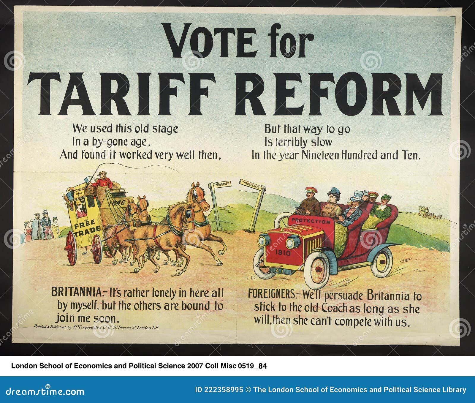 Vote For Tariff Reform Picture. Image: 222358995