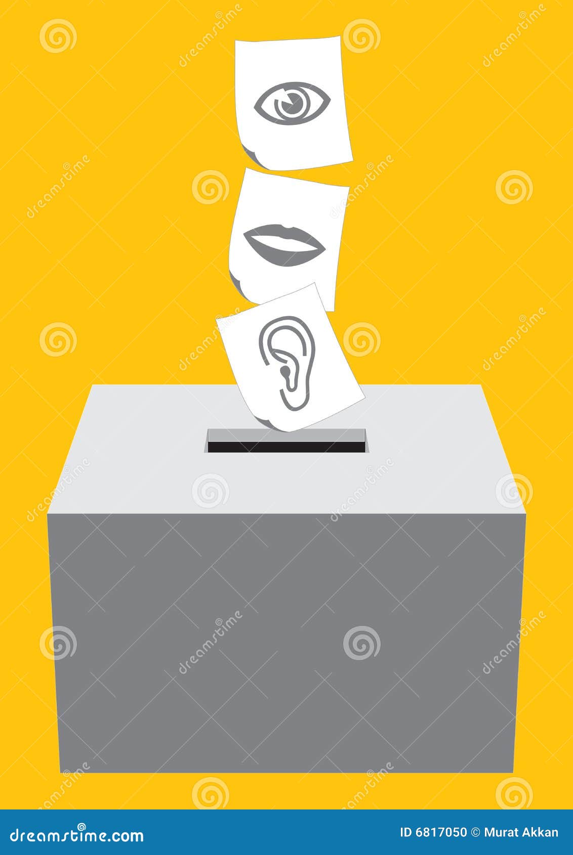 Vote vector stock vector. Illustration of citizen, cast - 6817050