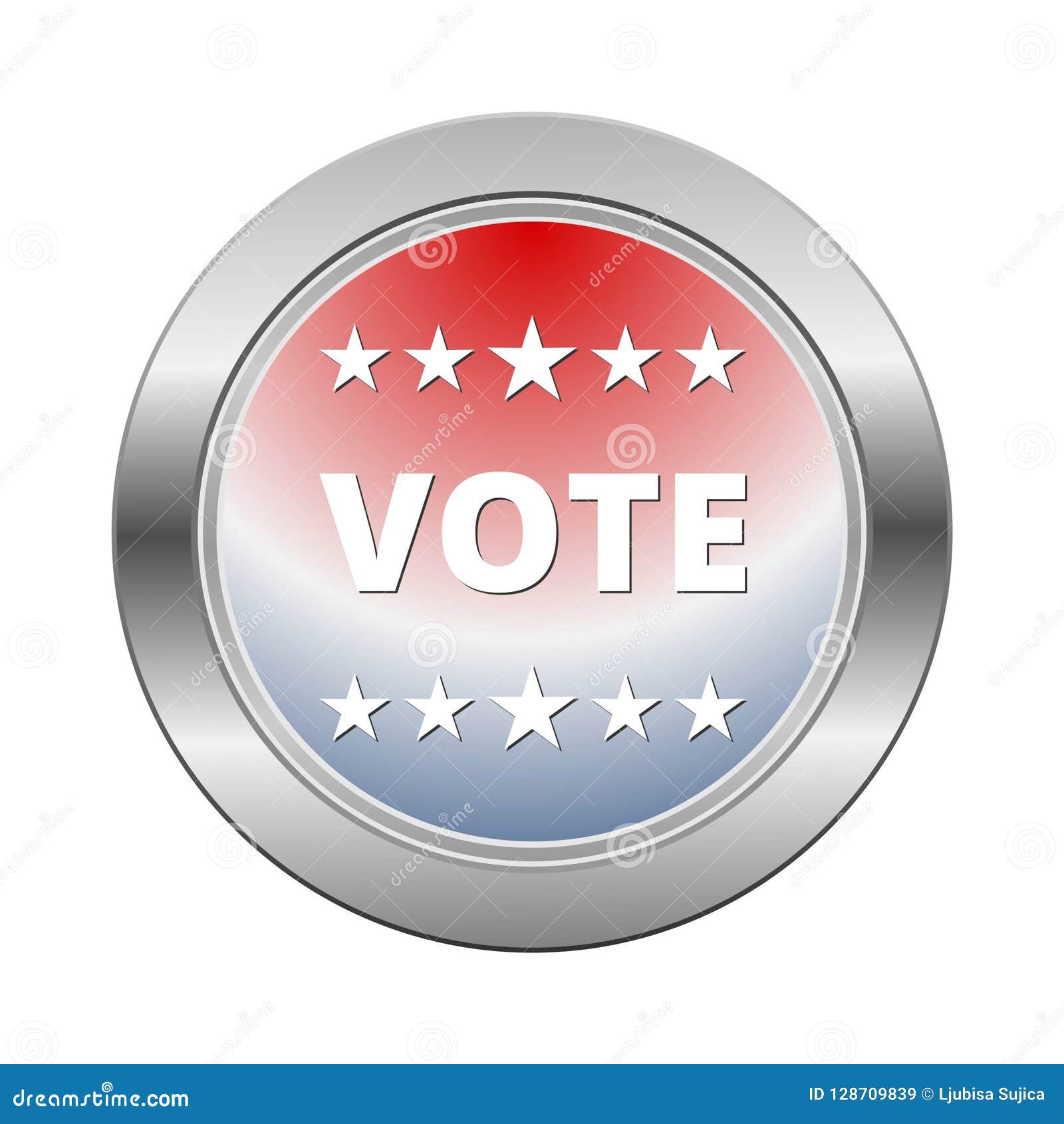 Vote vector illustration stock vector. Illustration of campaign - 128709839