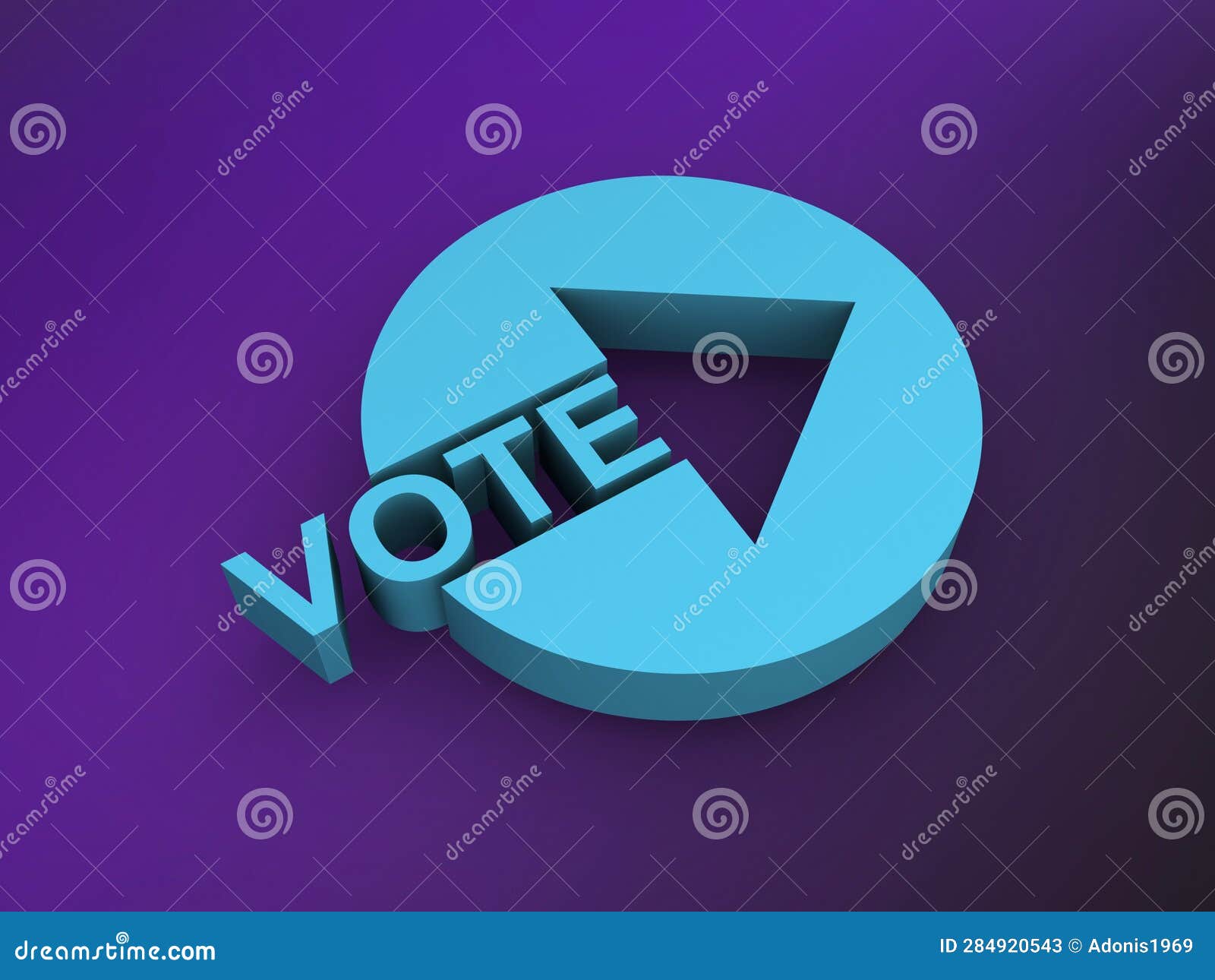 Vote Word With Checkmark Symbols, Check Mark Icon, Political Template ...