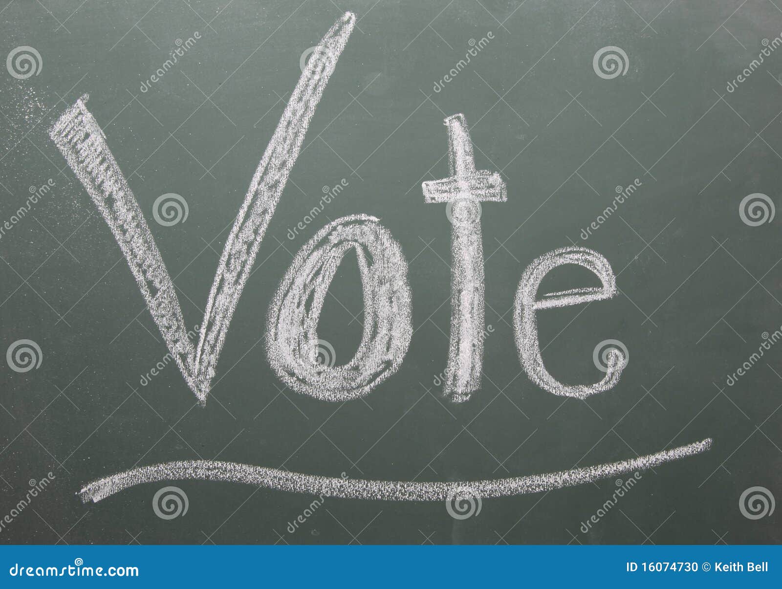 Vote Written on Blackboard stock photo. Image of white - 16074730