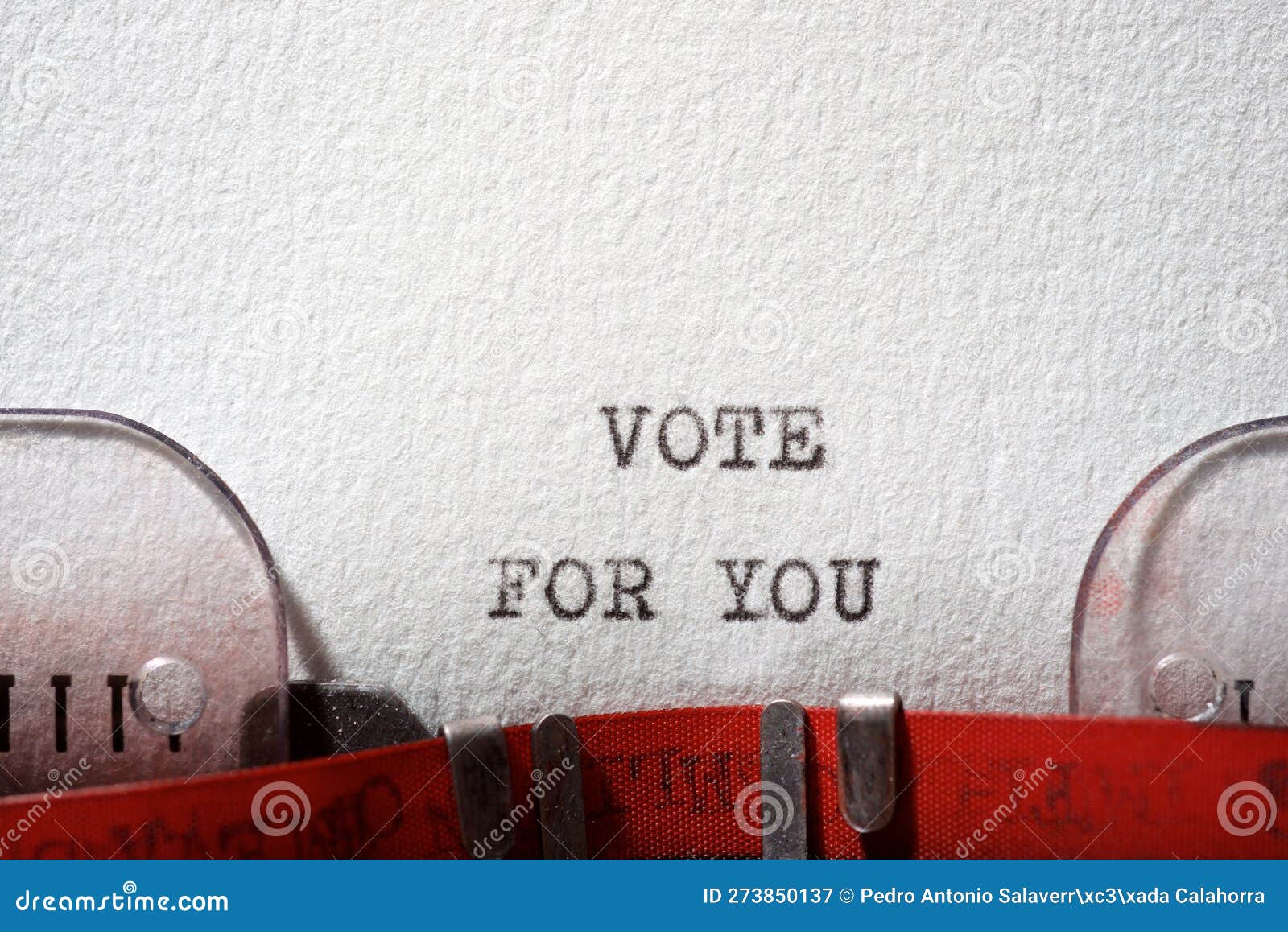Vote for you text stock image. Image of vote, sentence - 273850137