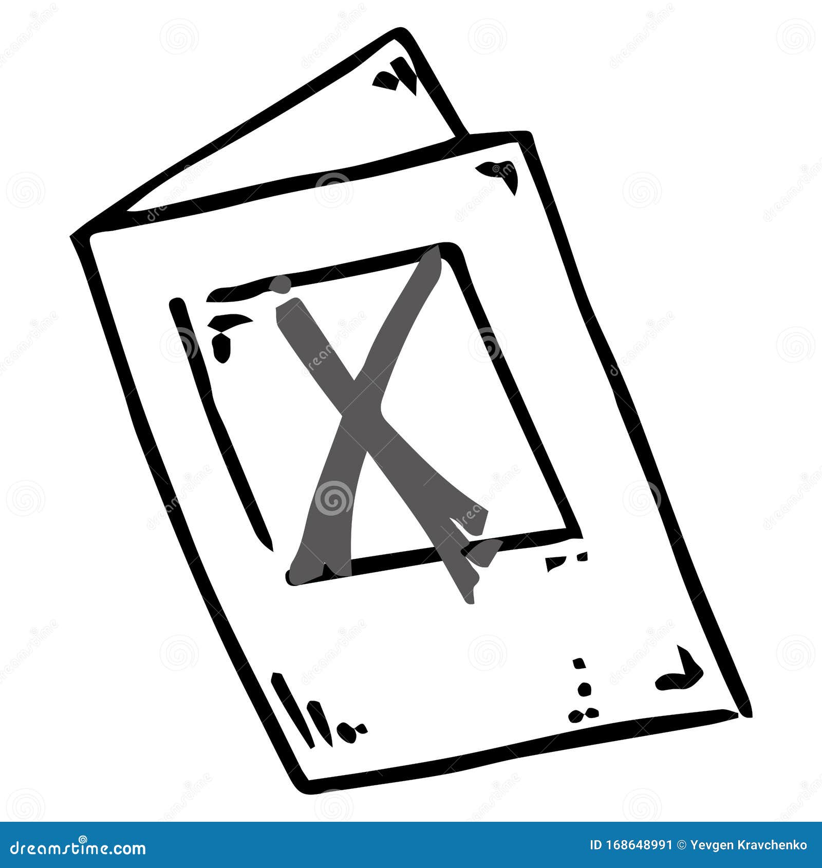 Voting Ballot, Form, Questionnaire Icon. Vector Illustration of Ballot ...
