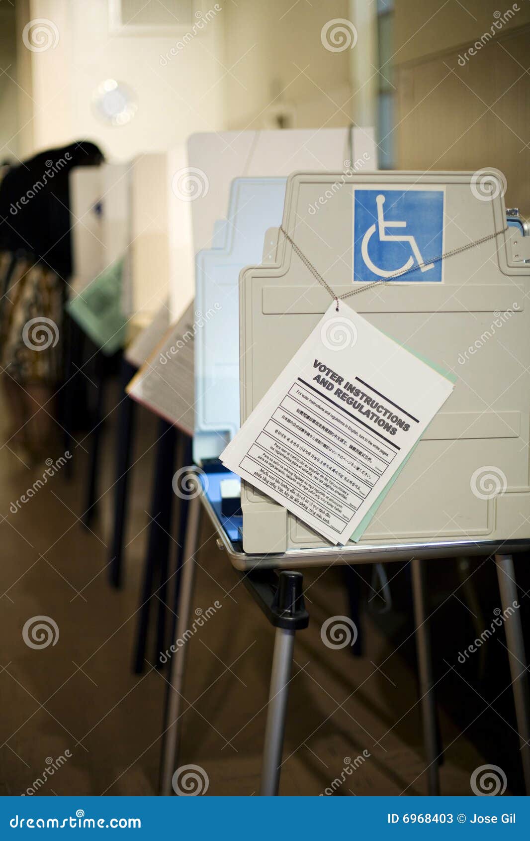 Voting Booths stock image. Image of presidential, disabled - 6968403