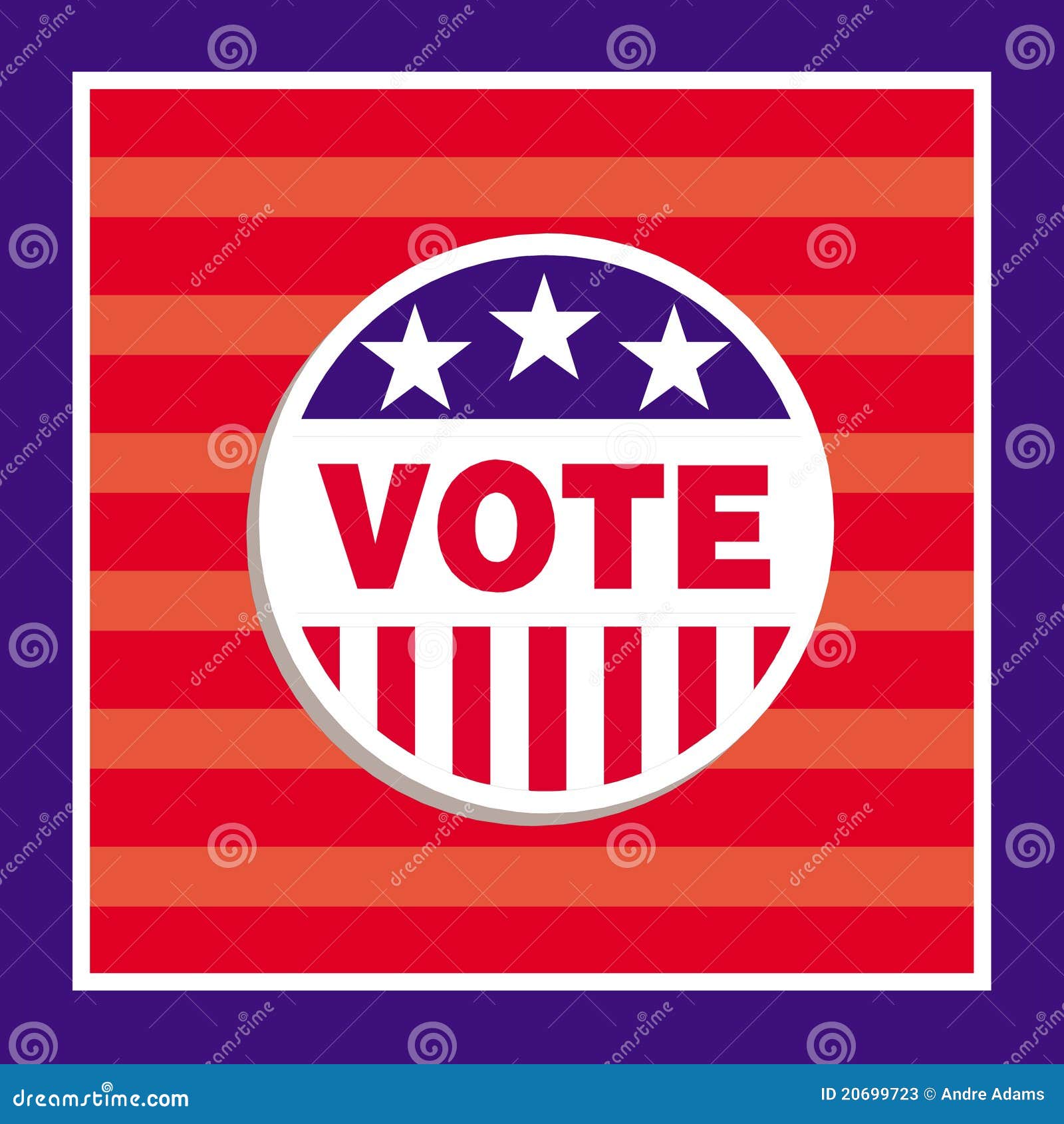 Voting card stock vector. Illustration of vector, cartoon - 20699723