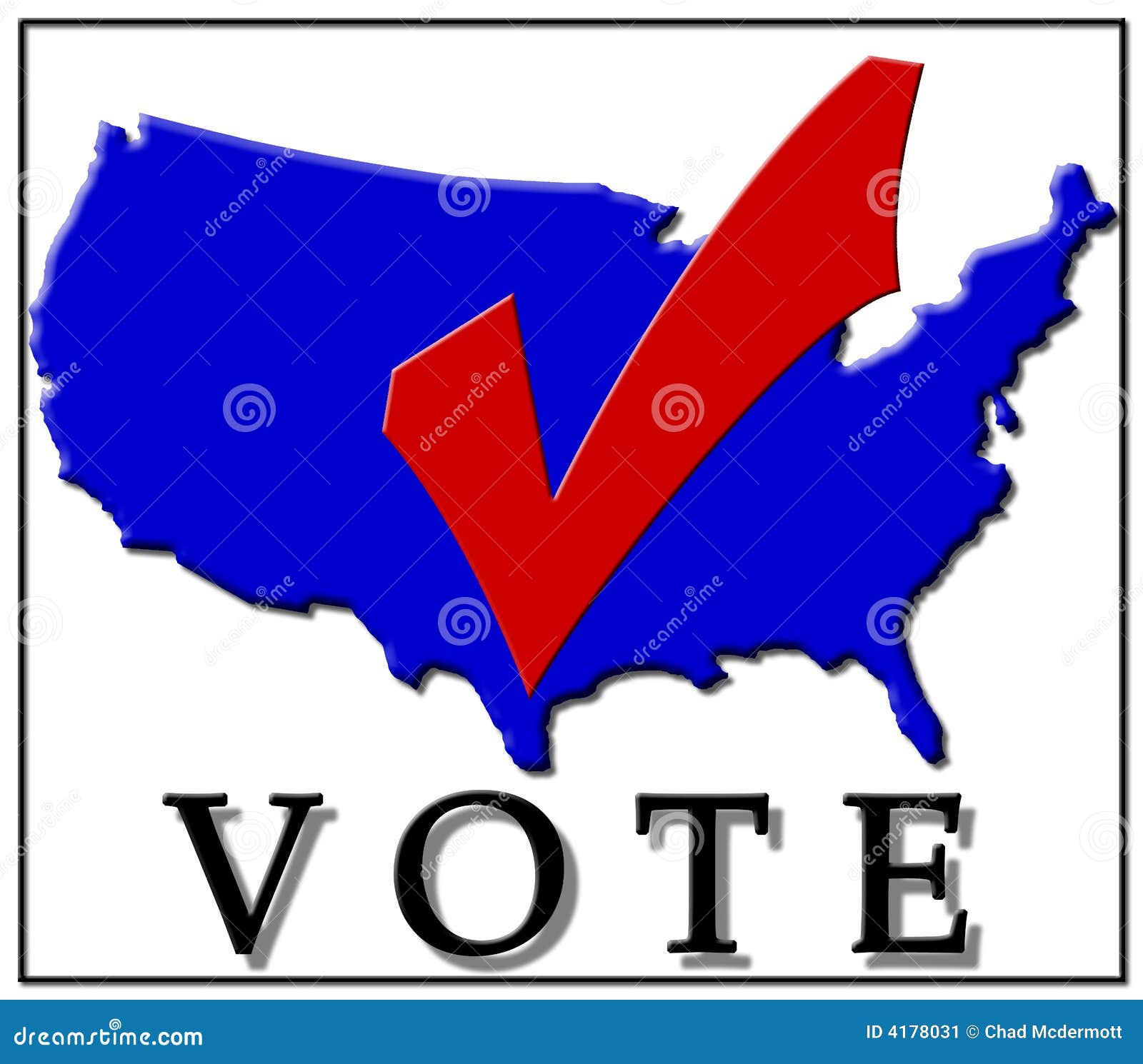 Voting Checkmark stock illustration. Illustration of elect - 4178031