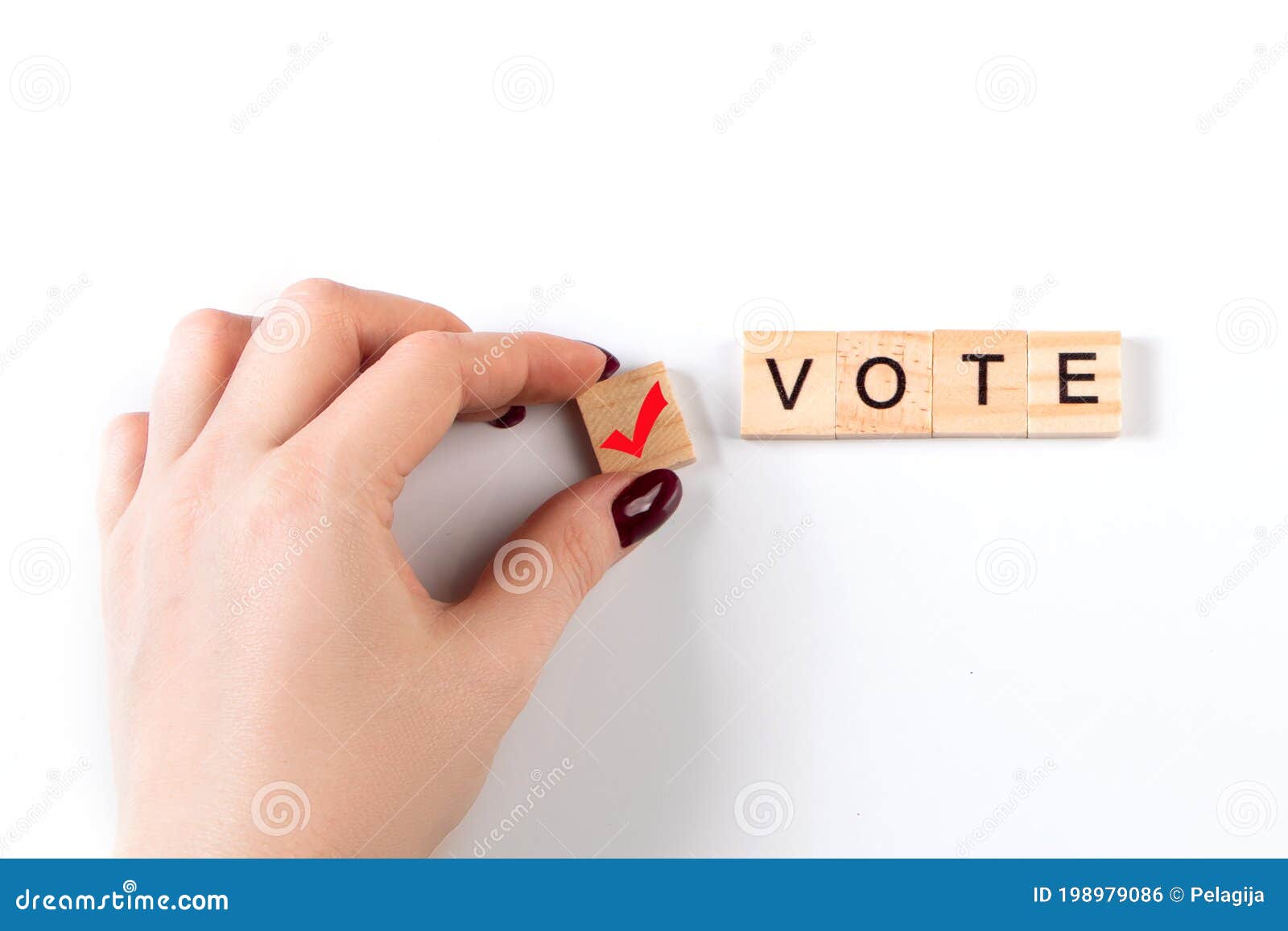 Voting concept. the word stock photo. Image of presenting - 198979086