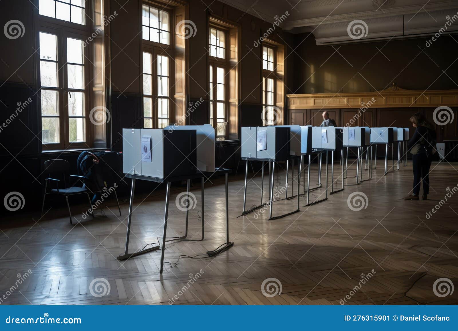 Voting day. Generative AI stock image. Image of farm - 276315901