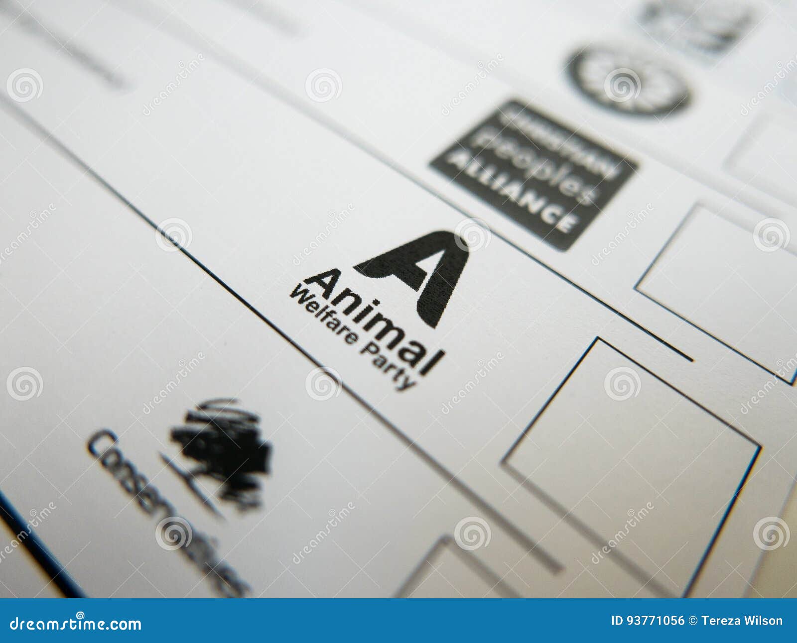 Voting Form With Liberal Democrats Logo Editorial Image | CartoonDealer ...
