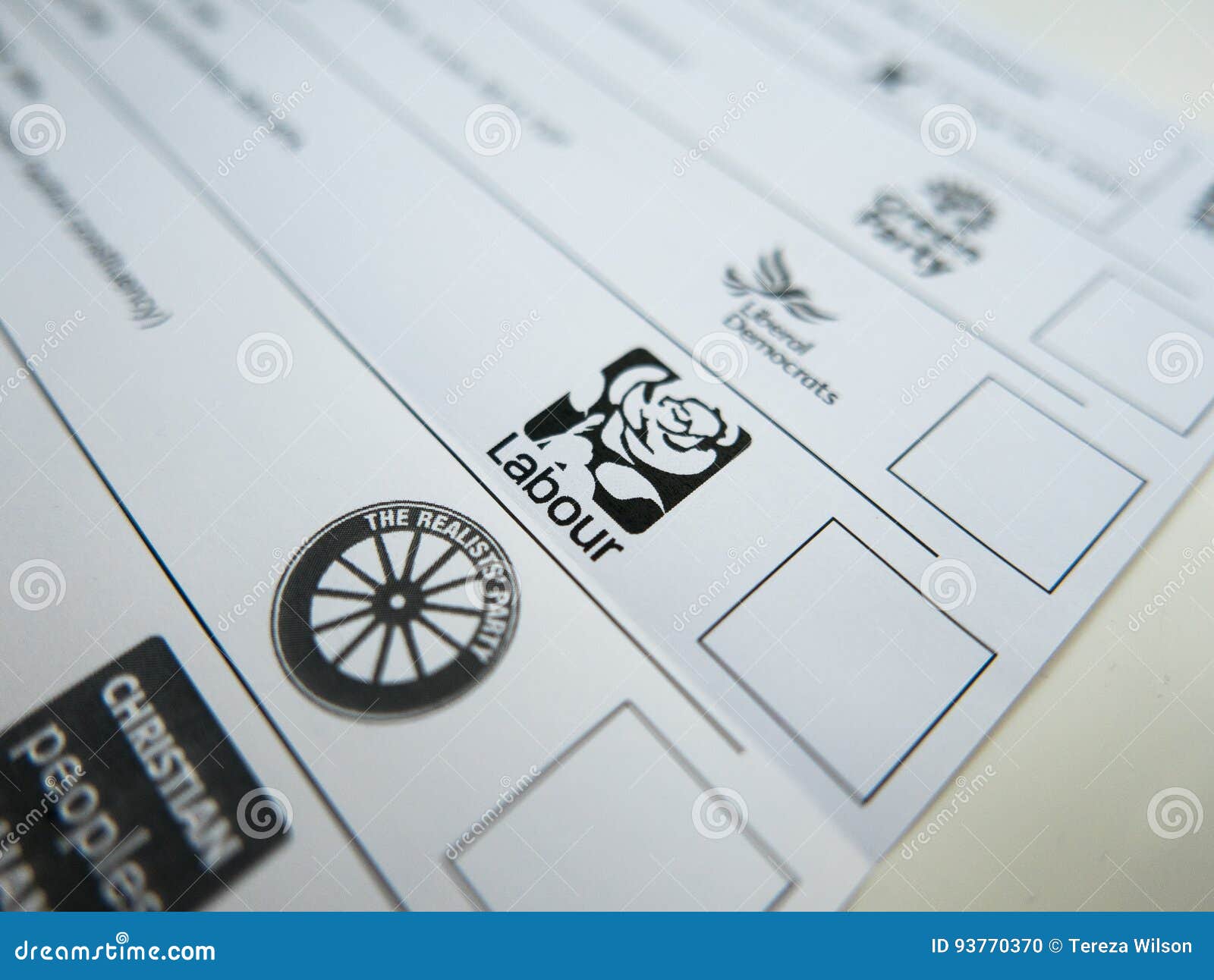 Voting Form With Liberal Democrats Logo Editorial Image | CartoonDealer ...