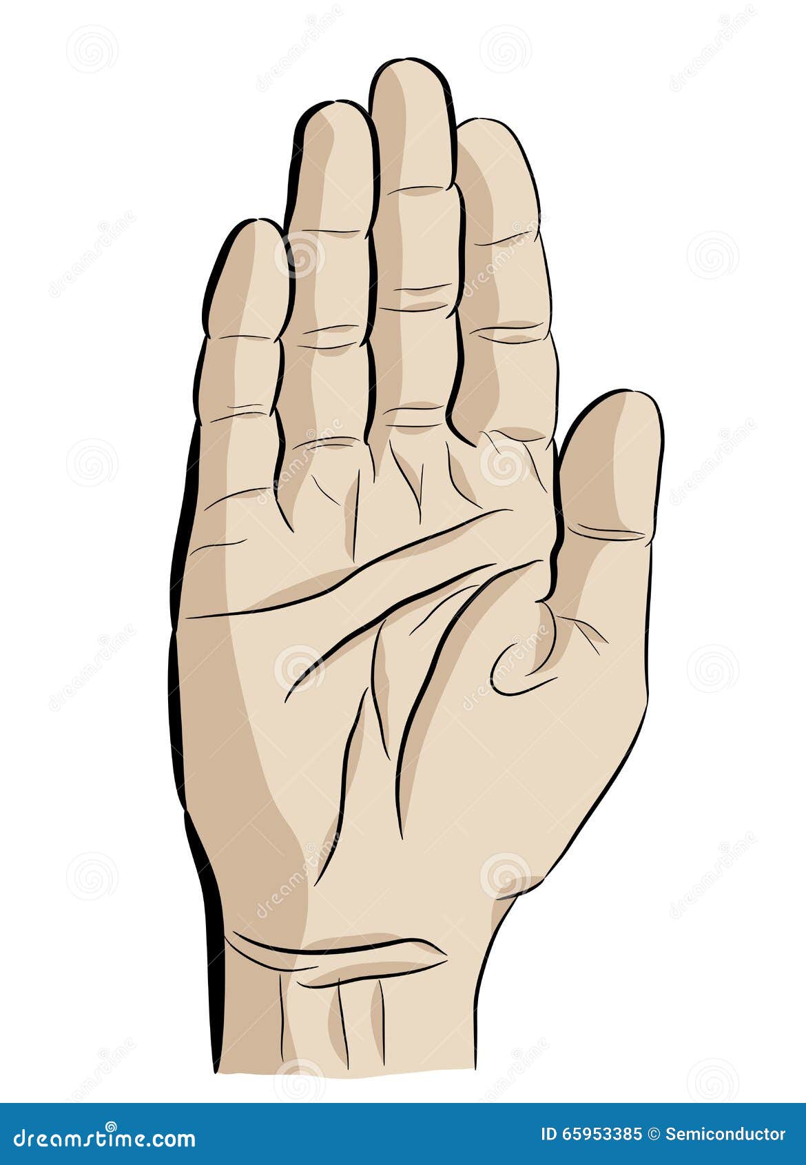 Voting Hand stock vector. Illustration of information - 65953385