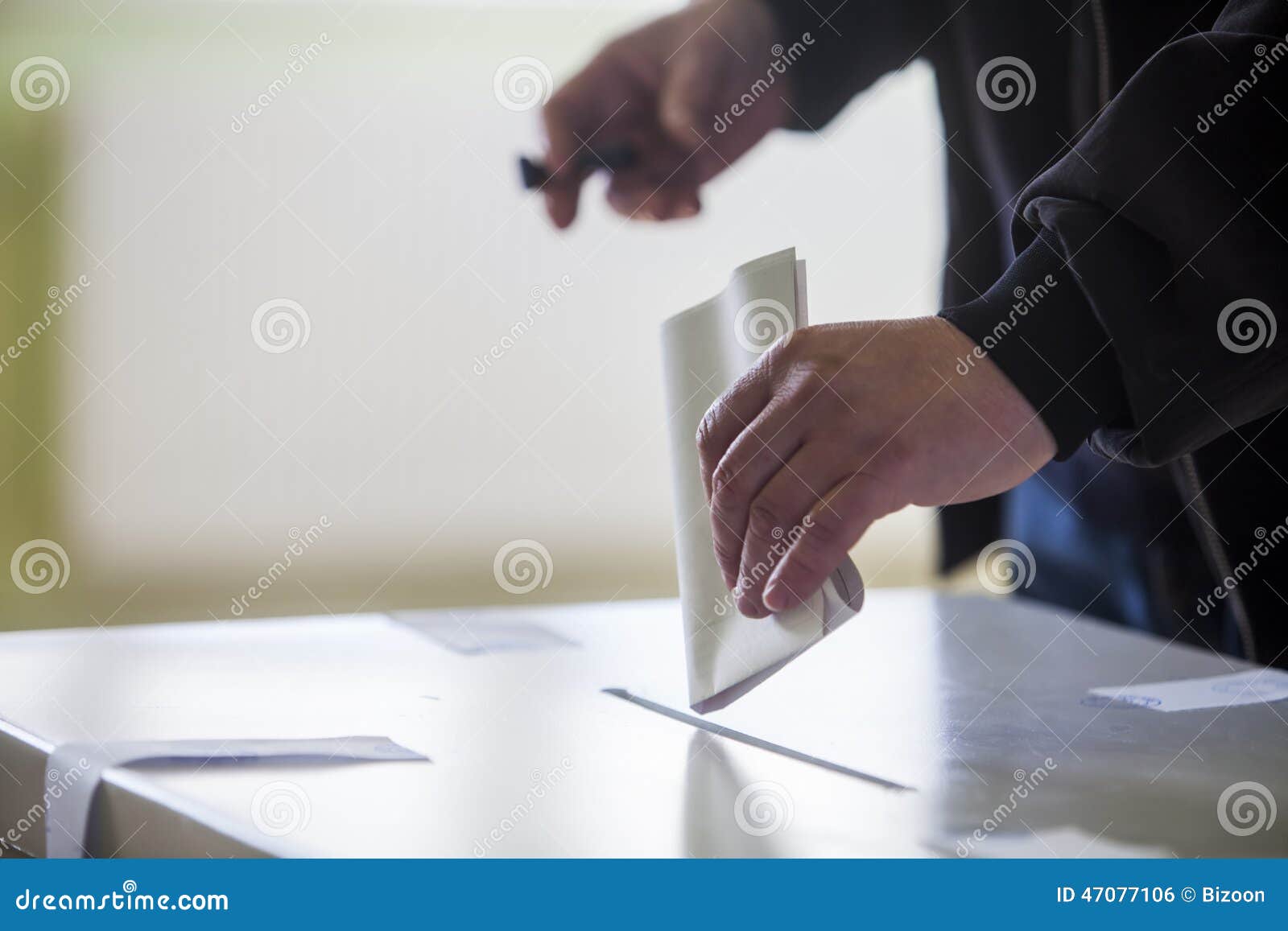 Voting hand stock photo. Image of citizen, ballot, holding - 47077106