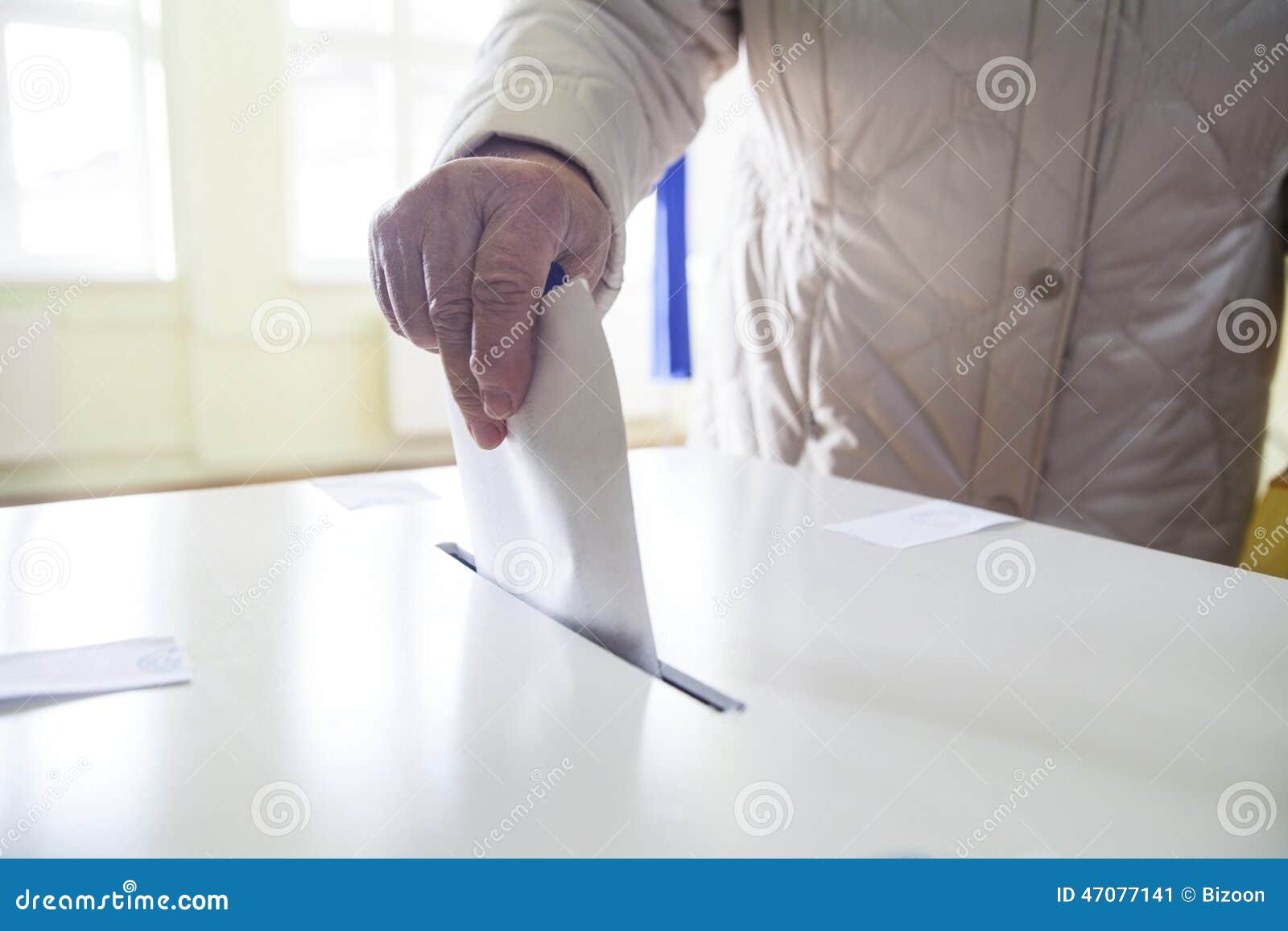 Voting hand stock image. Image of party, decision, polling - 47077141