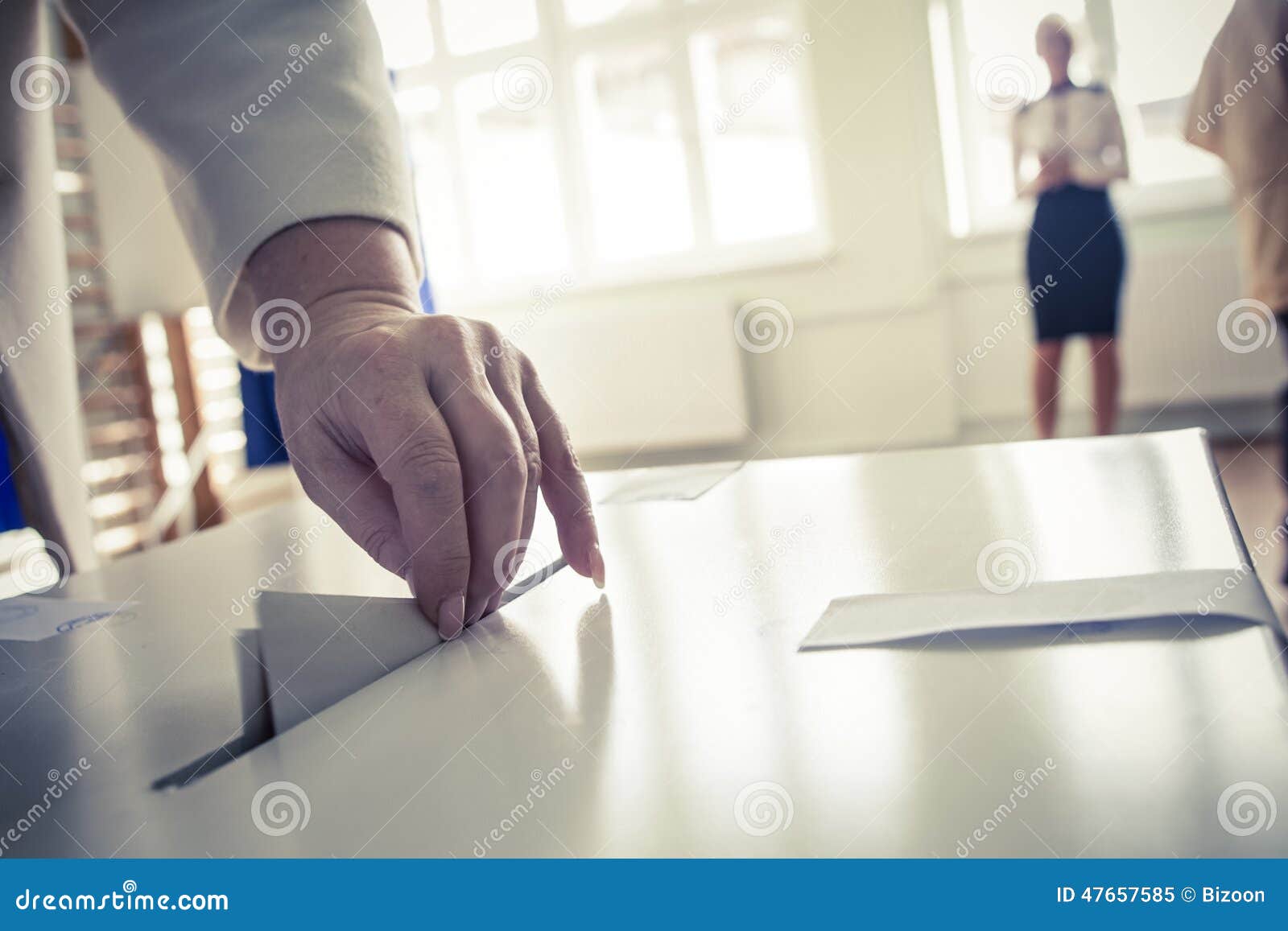 Voting hand stock image. Image of politics, envelope - 47657585