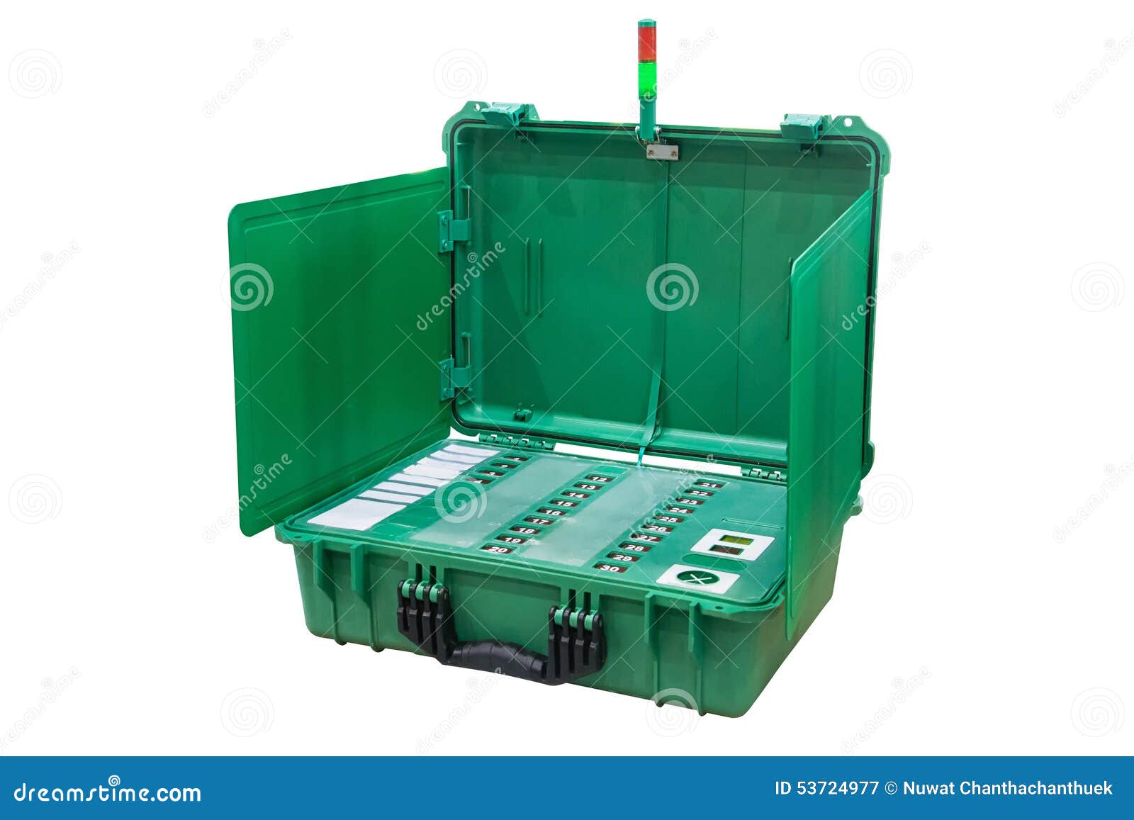 Voting Machine isolated. stock image. Image of privacy - 53724977