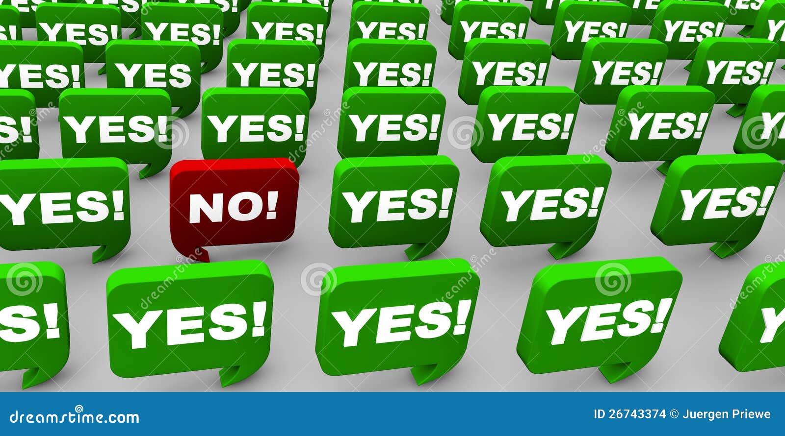 Voting for No stock illustration. Illustration of contra - 26743374