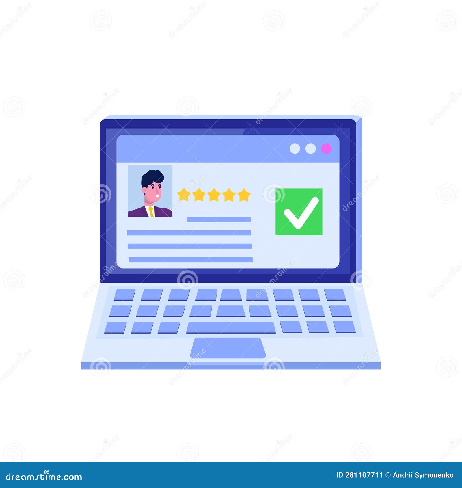 Voting Online, E-voting, Election Internet System Template. Stock ...