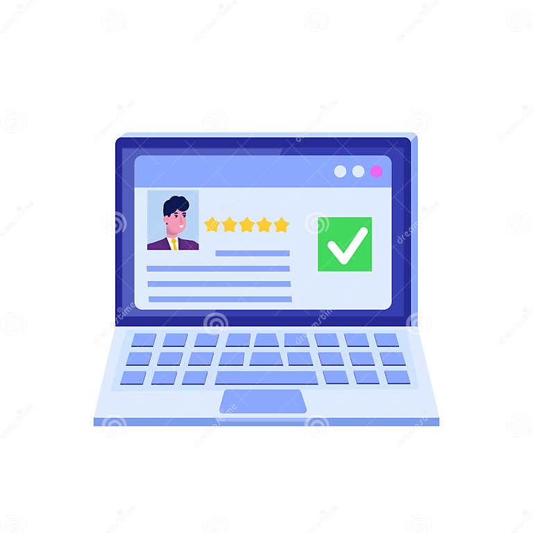 Voting Online, E-voting, Election Internet System Template. Stock ...