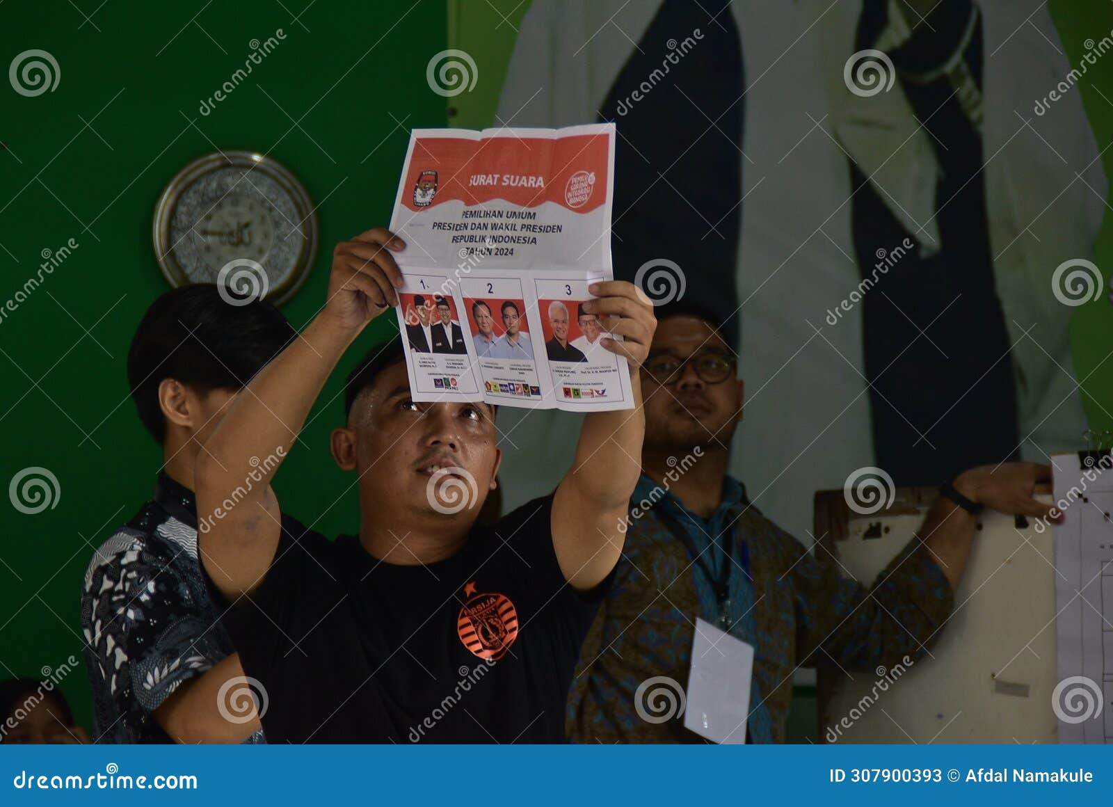 Voting Process at a Number of Polling Stations or TPS in Jakarta in the ...