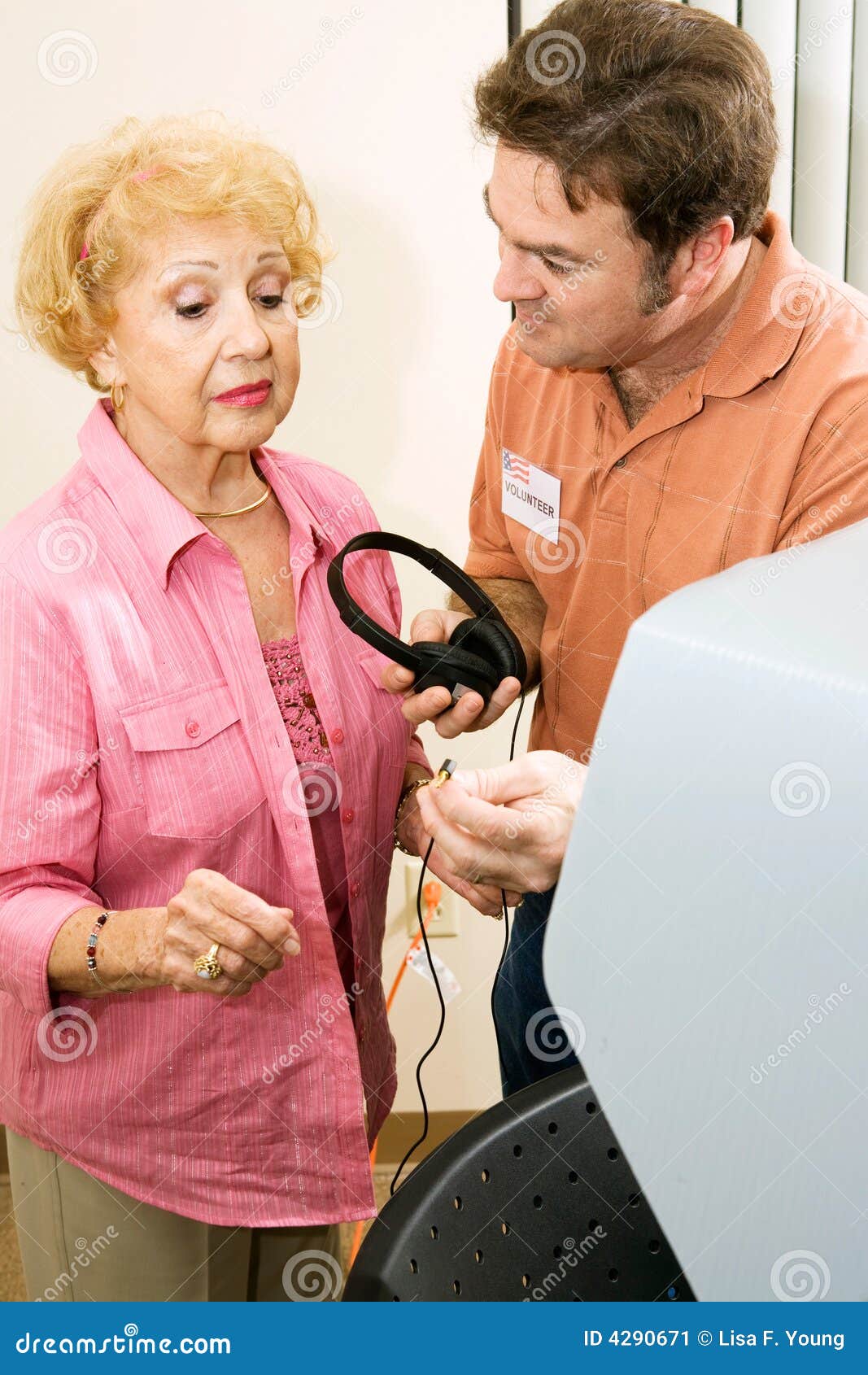 Voting Series - Assistance for Seniors Stock Image - Image of candidate ...