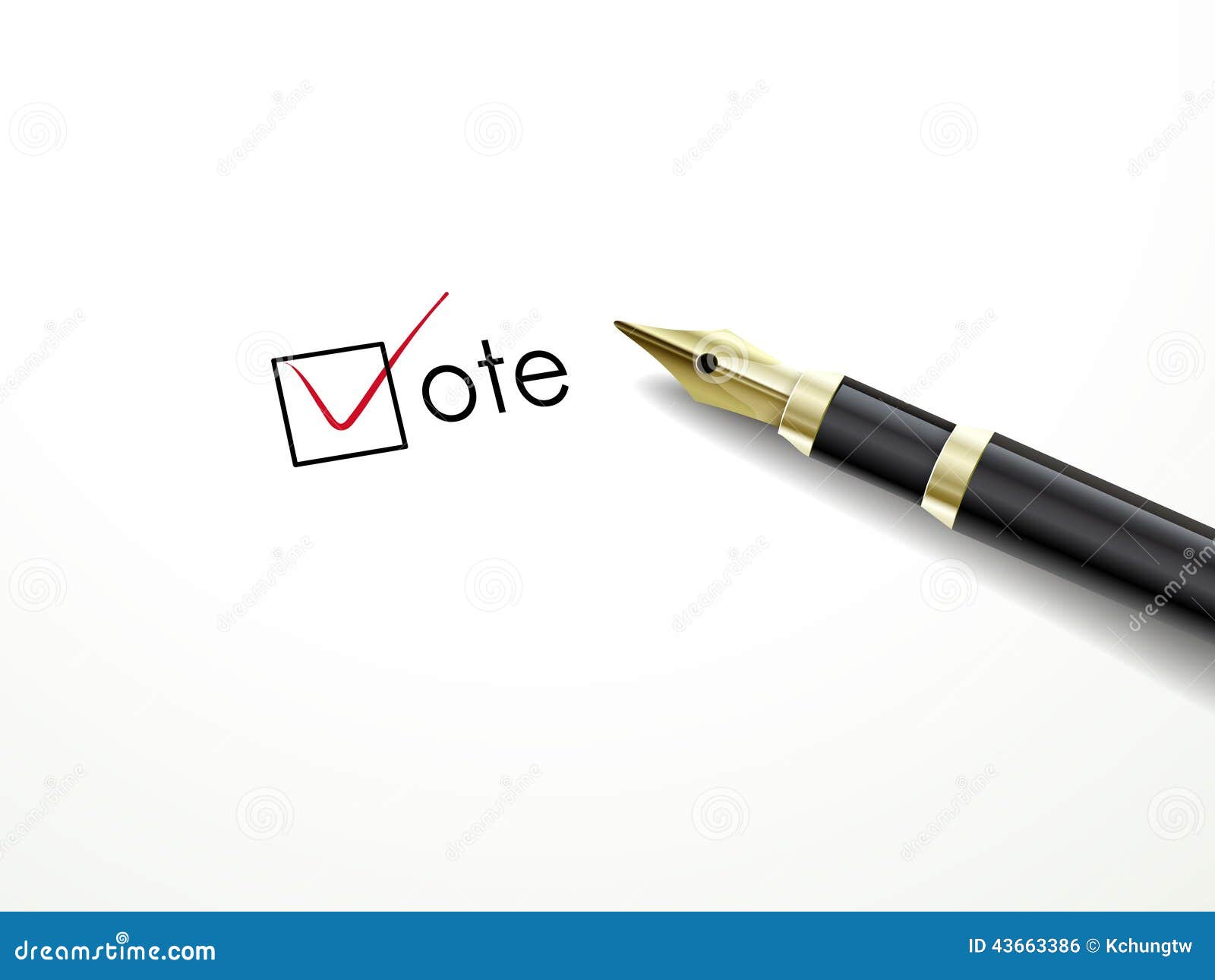 Voting Symbols Hands Design. Elections Green Check Marks Vote. Stock ...