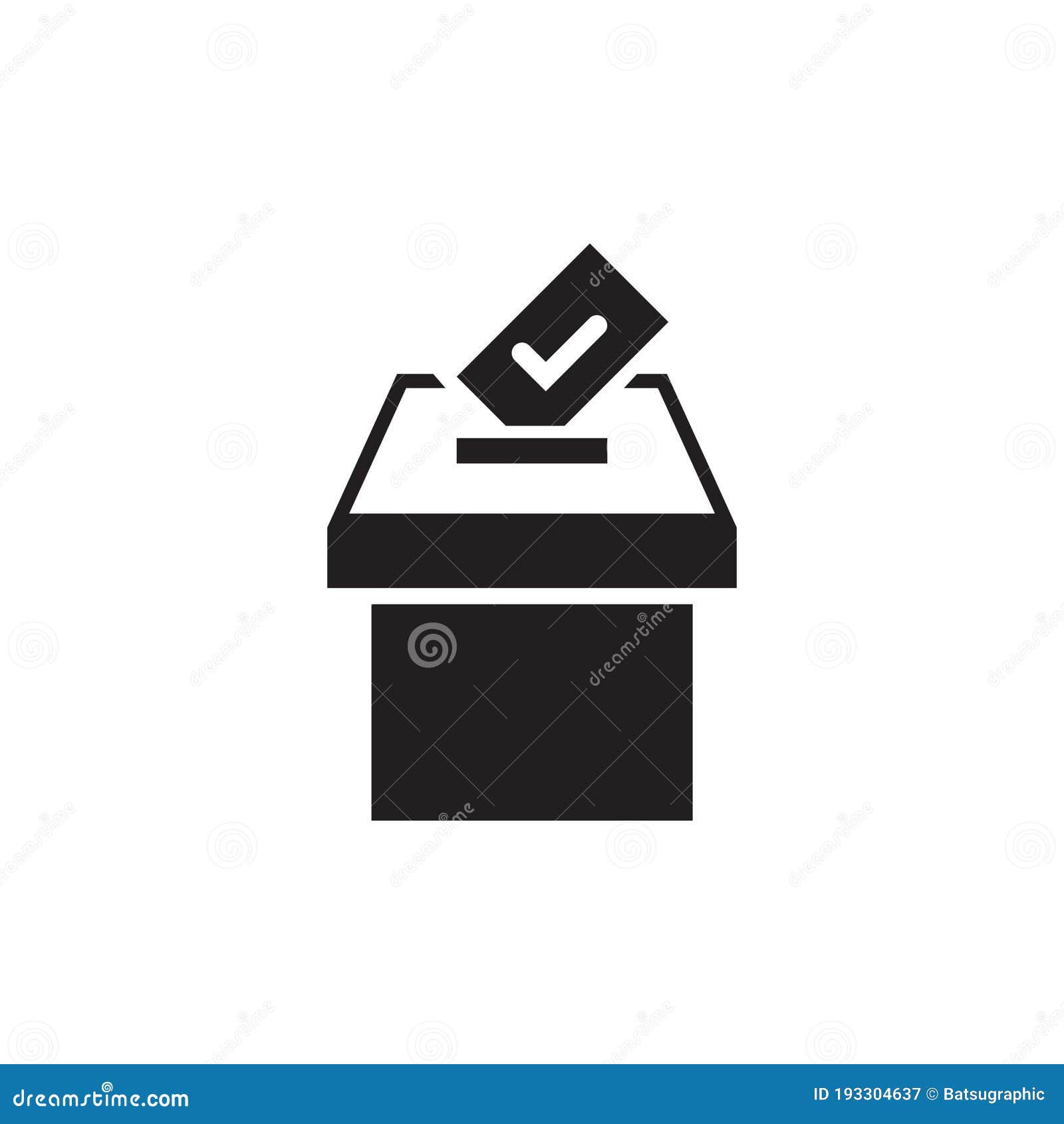 Voting Vector Icon Logo Design Stock Vector - Illustration of hand ...