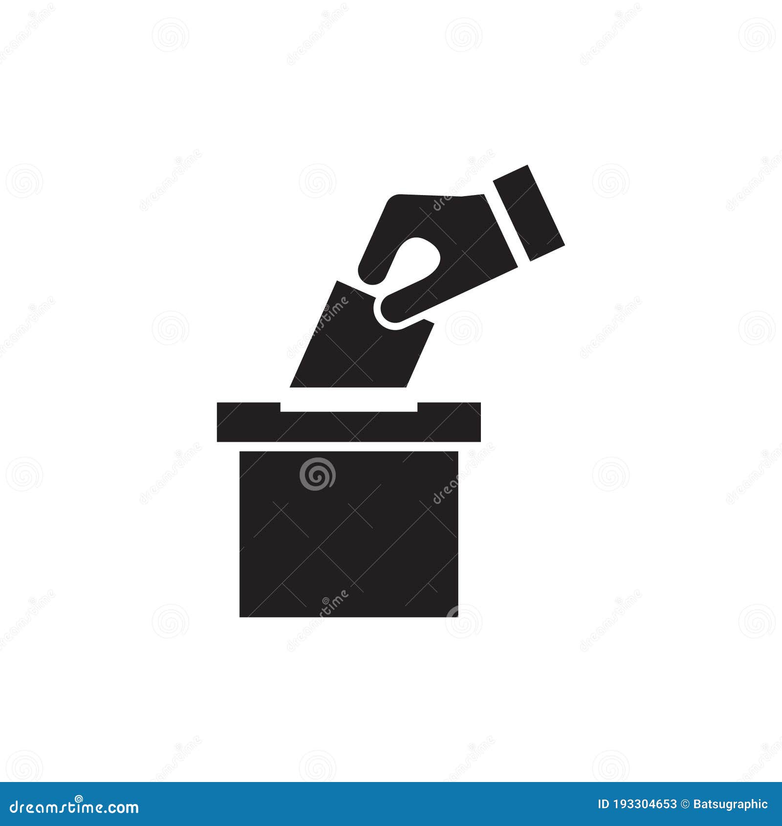 Voting Vector Icon Logo Design Stock Vector - Illustration of choice ...