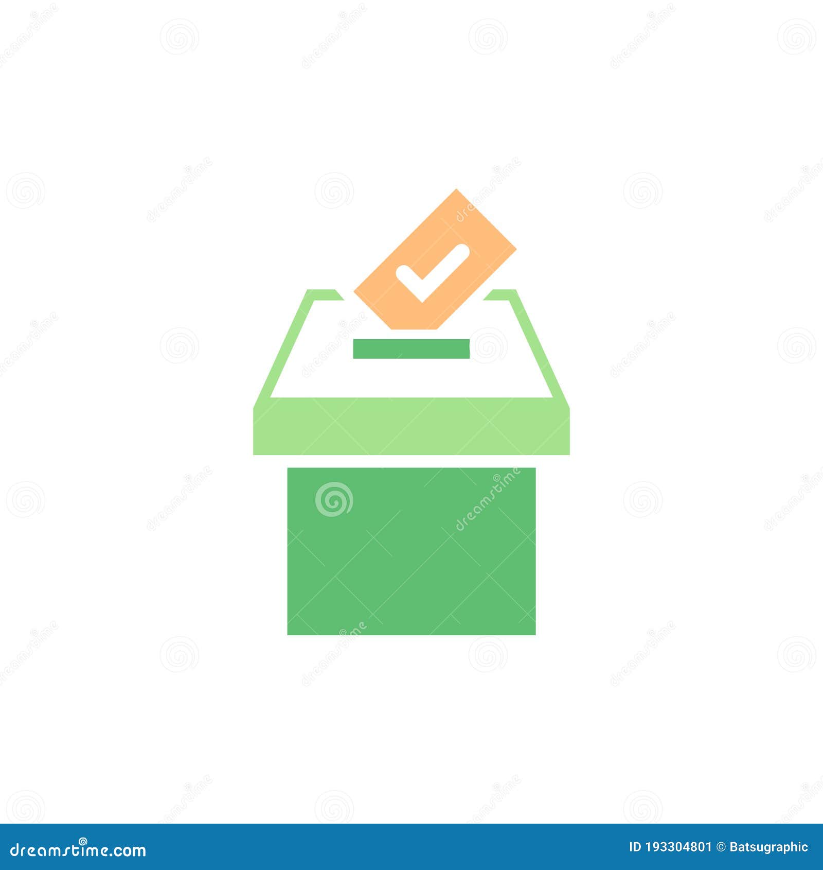 Voting Vector Icon Logo Design Stock Vector - Illustration of candidate ...
