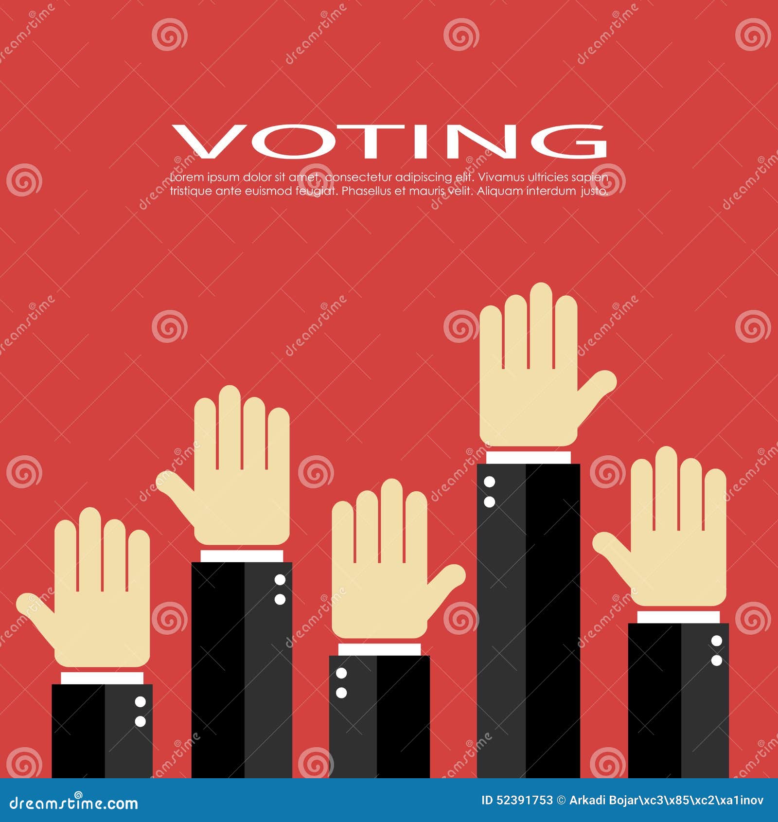 Voting vector poster stock vector. Illustration of feedback - 52391753