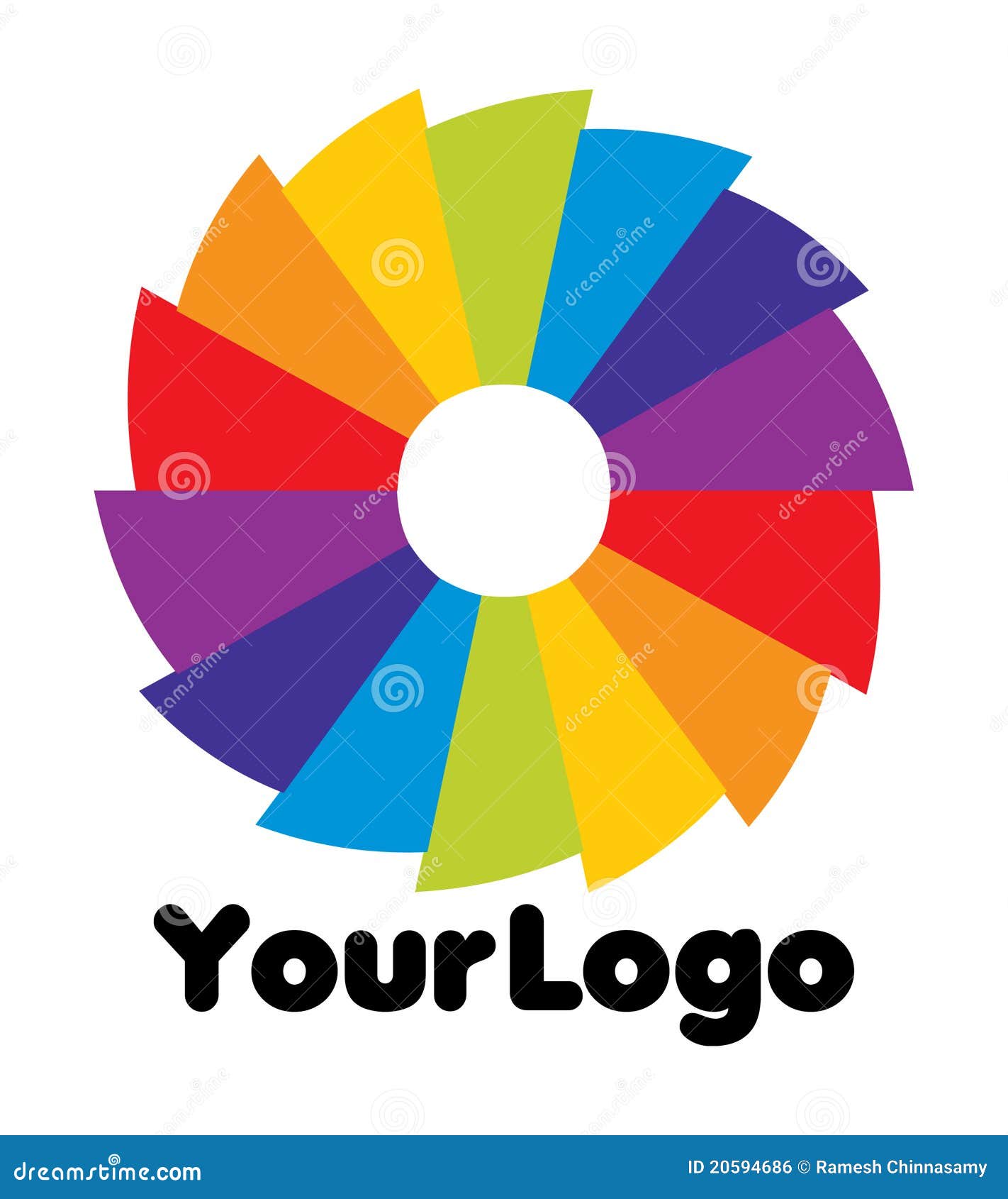 Votre logo illustration de vecteur. Illustration of moderne - 20594686