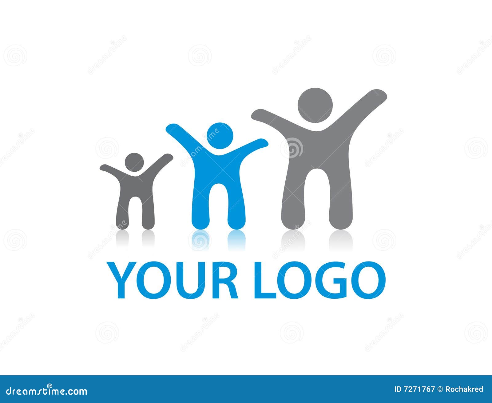 Votre logo illustration de vecteur. Illustration du orange - 7271767