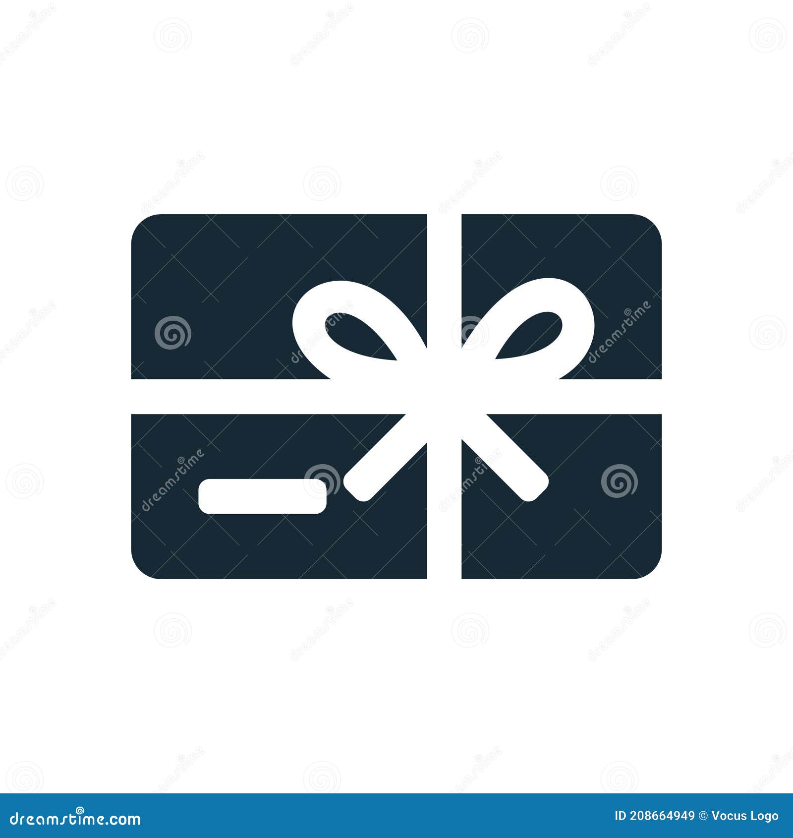 Voucher Card Icon Vector Logo Template Stock Vector - Illustration of ...