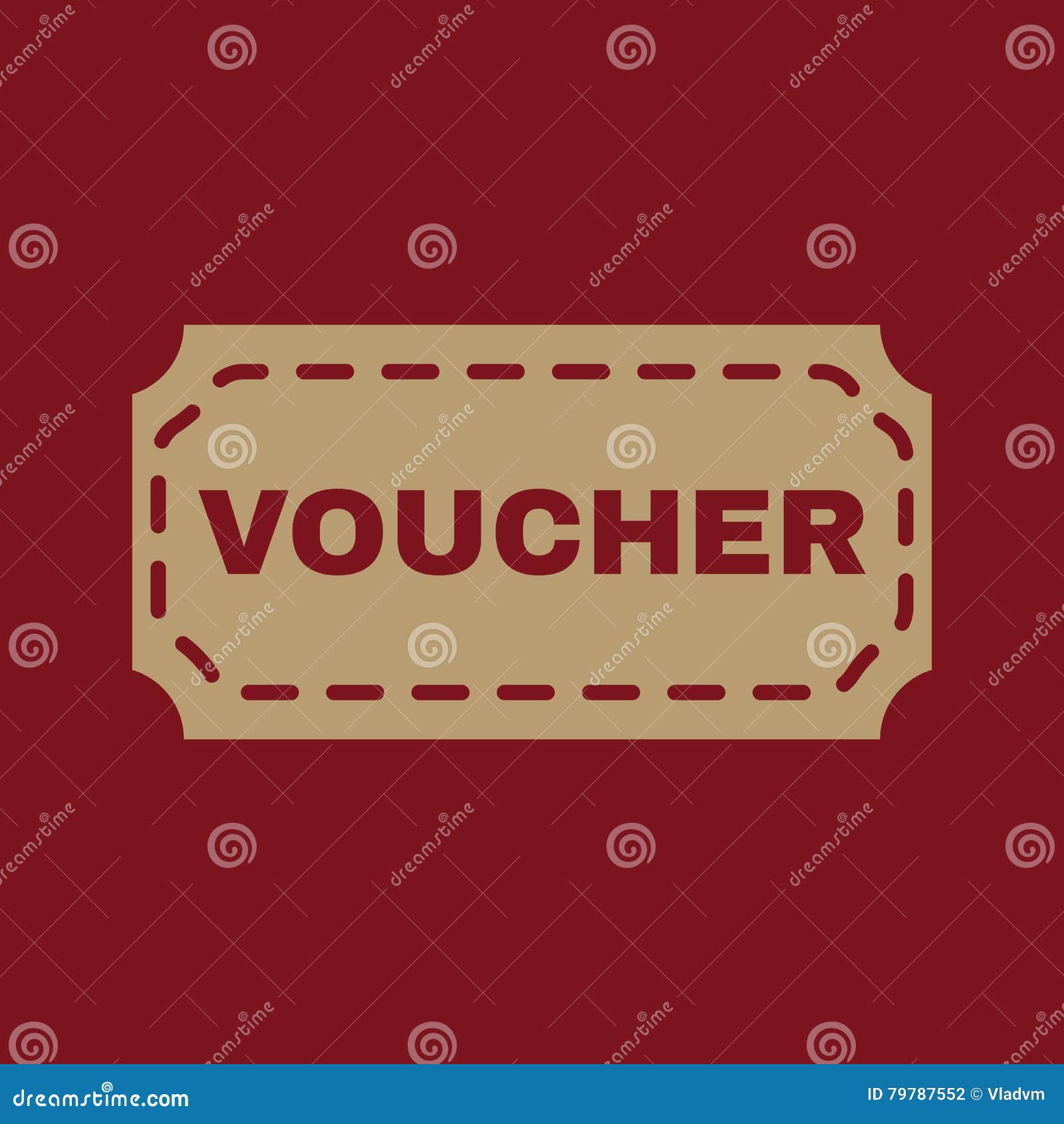 The Voucher Icon. Coupon and Gift, Offer, Discount Symbol Stock Vector ...