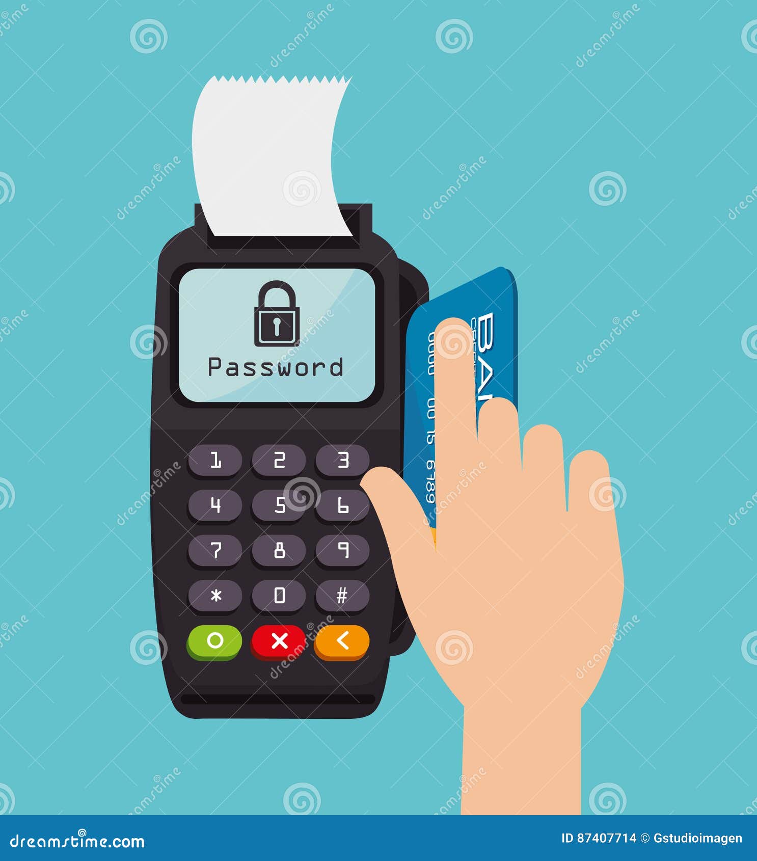 Voucher Machine Electronic Commerce Stock Vector - Illustration of card ...