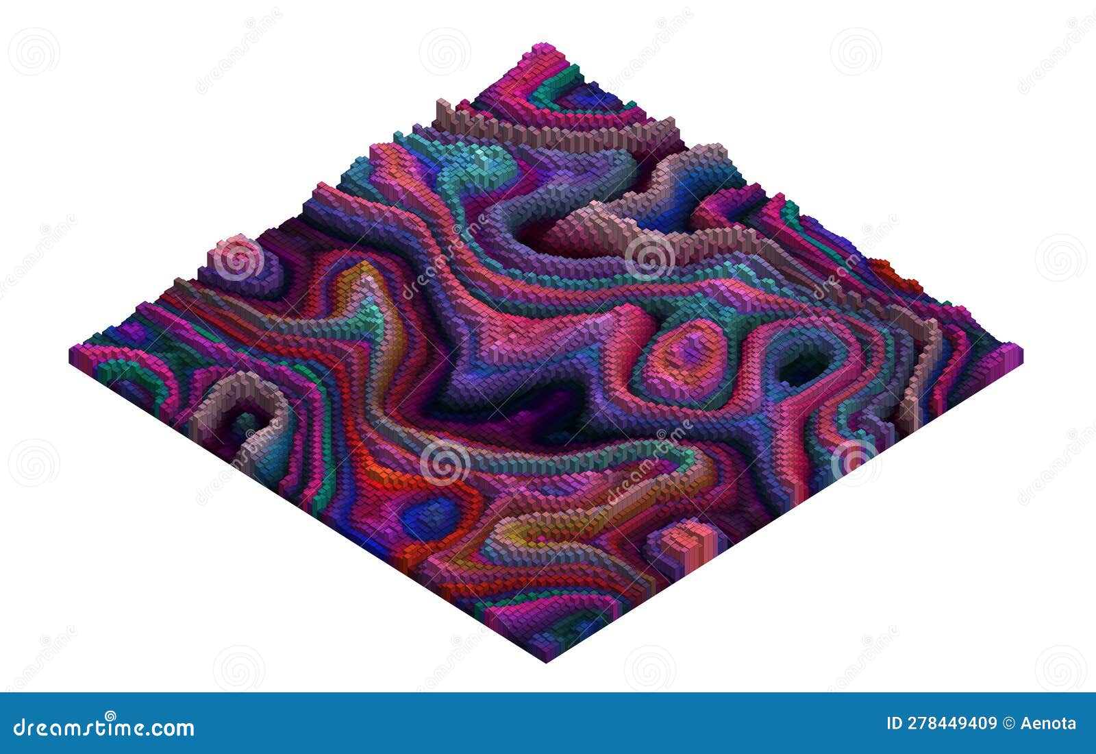 Voxel World Steve Explores Cubic Cityscape, 3D Render, Minecraft, Lego ...