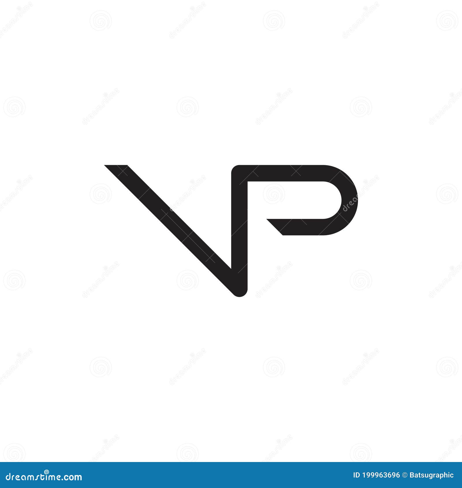 Vp Initial Letter Vector Logo Icon Stock Vector - Illustration of ...