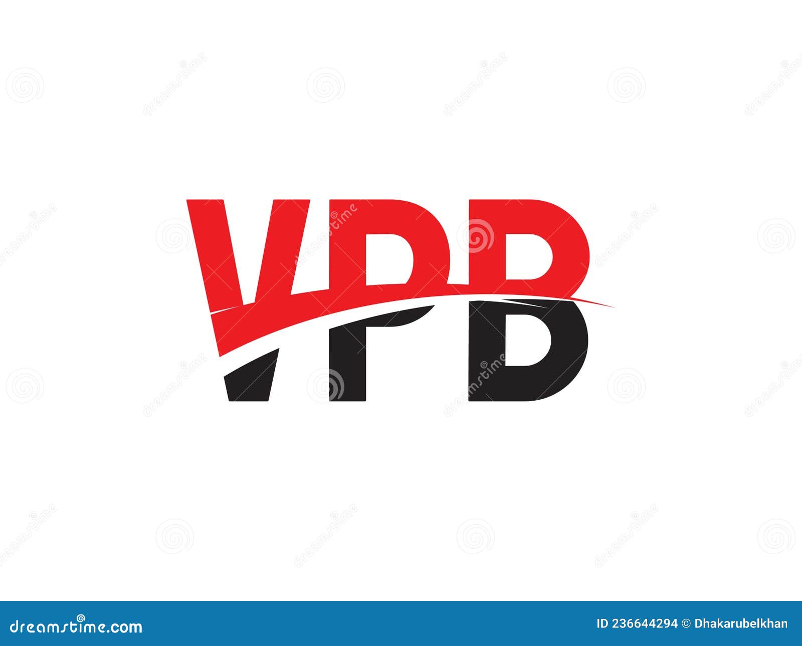 VPB Letter Initial Logo Design Vector Illustration Stock Vector ...