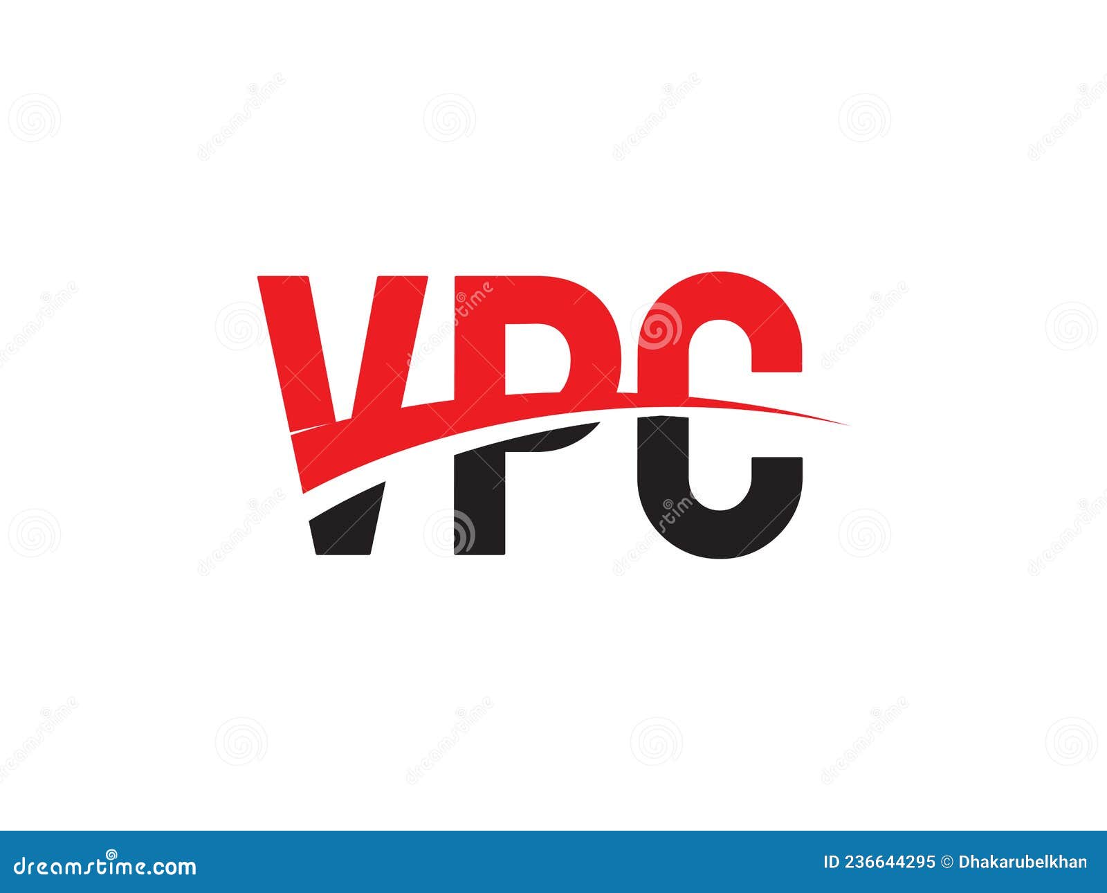 VPC Letter Initial Logo Design Vector Illustration Stock Vector ...