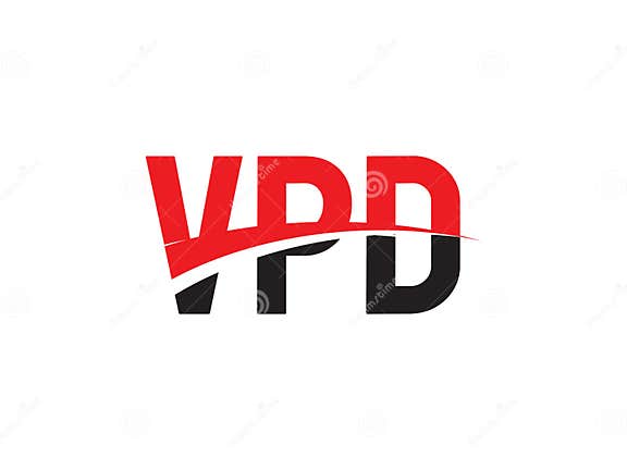 VPD Letter Initial Logo Design Vector Illustration Stock Vector ...