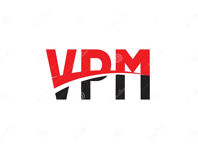 VPM Letter Initial Logo Design Vector Illustration Stock Vector ...