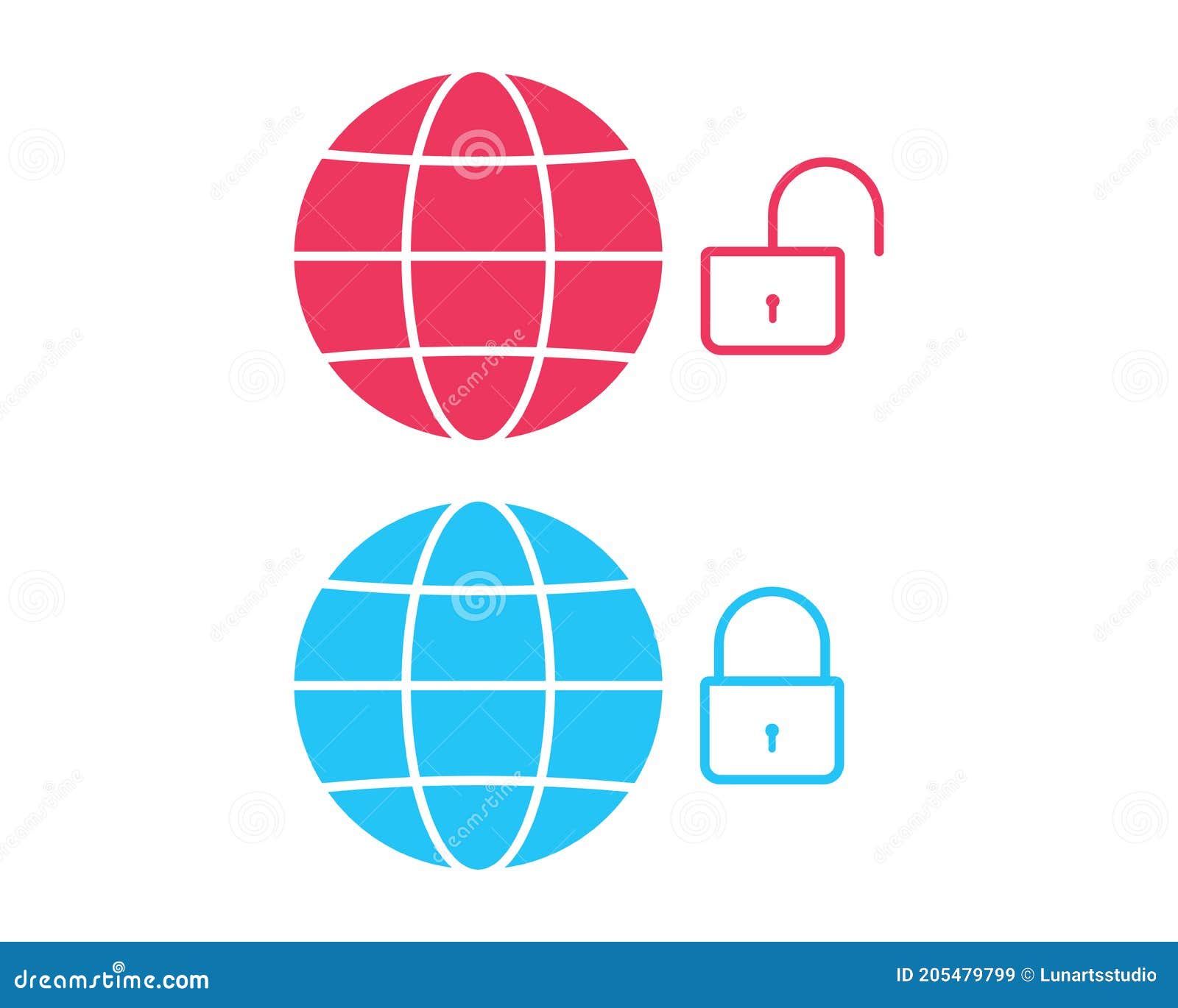 VPN Icon. Trendy Modern Flat Linear Vector VPN Icon on White Background ...