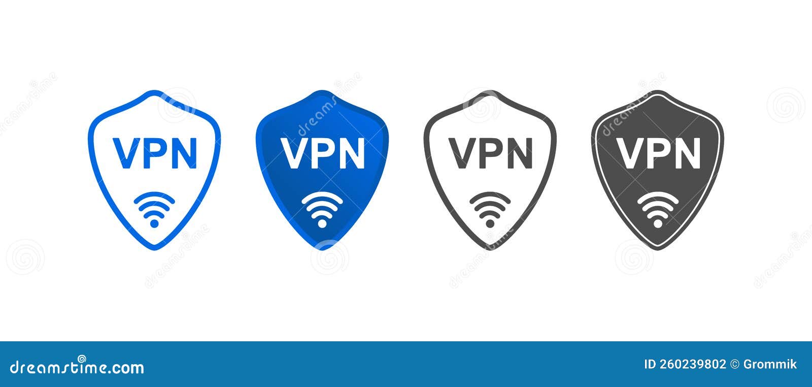 VPN Icon. Virtual Private Network Icon Set Stock Vector - Illustration ...