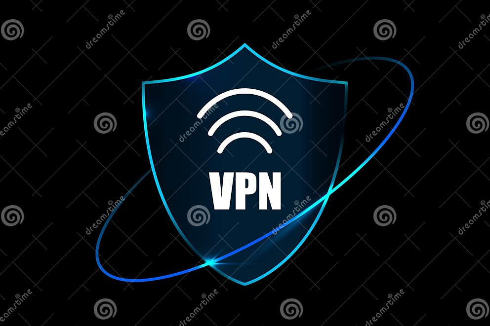 VPN Shield Logo. Security VPN Shield Logotype Stock Vector ...
