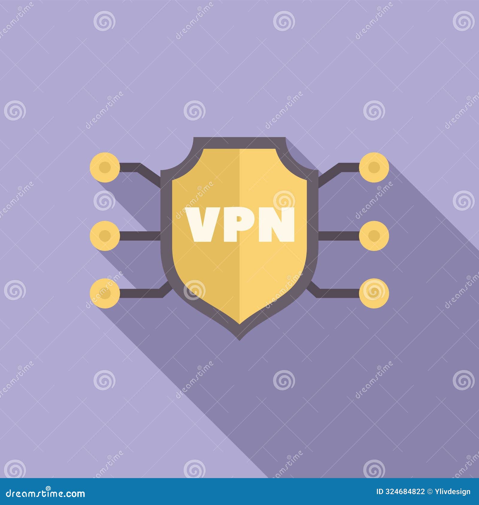 Vpn Shield is Protecting Data Connection. Cybersecurity and Privacy ...
