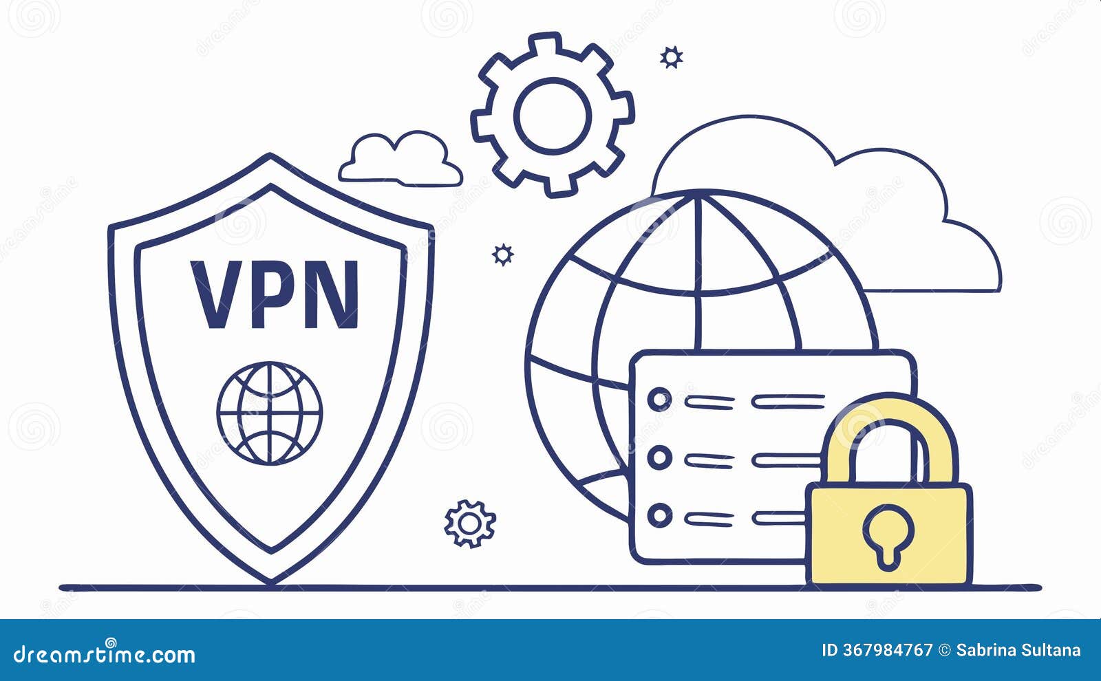 Secure Wireless Icon With Padlock And Wifi Symbol Stamp. Vector ...