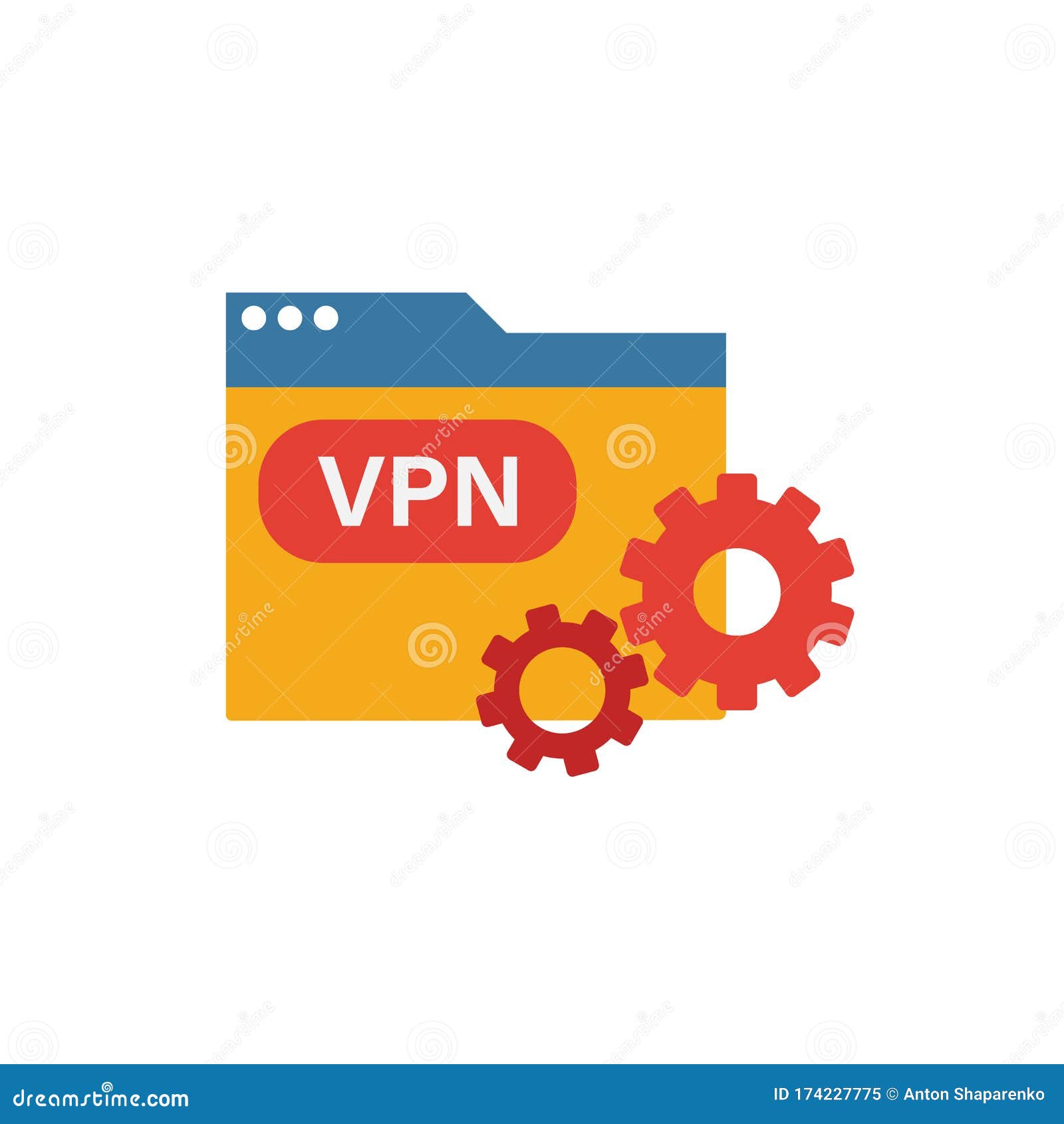 Vpn Software Icon. Simple Element from Icons Collection Stock ...